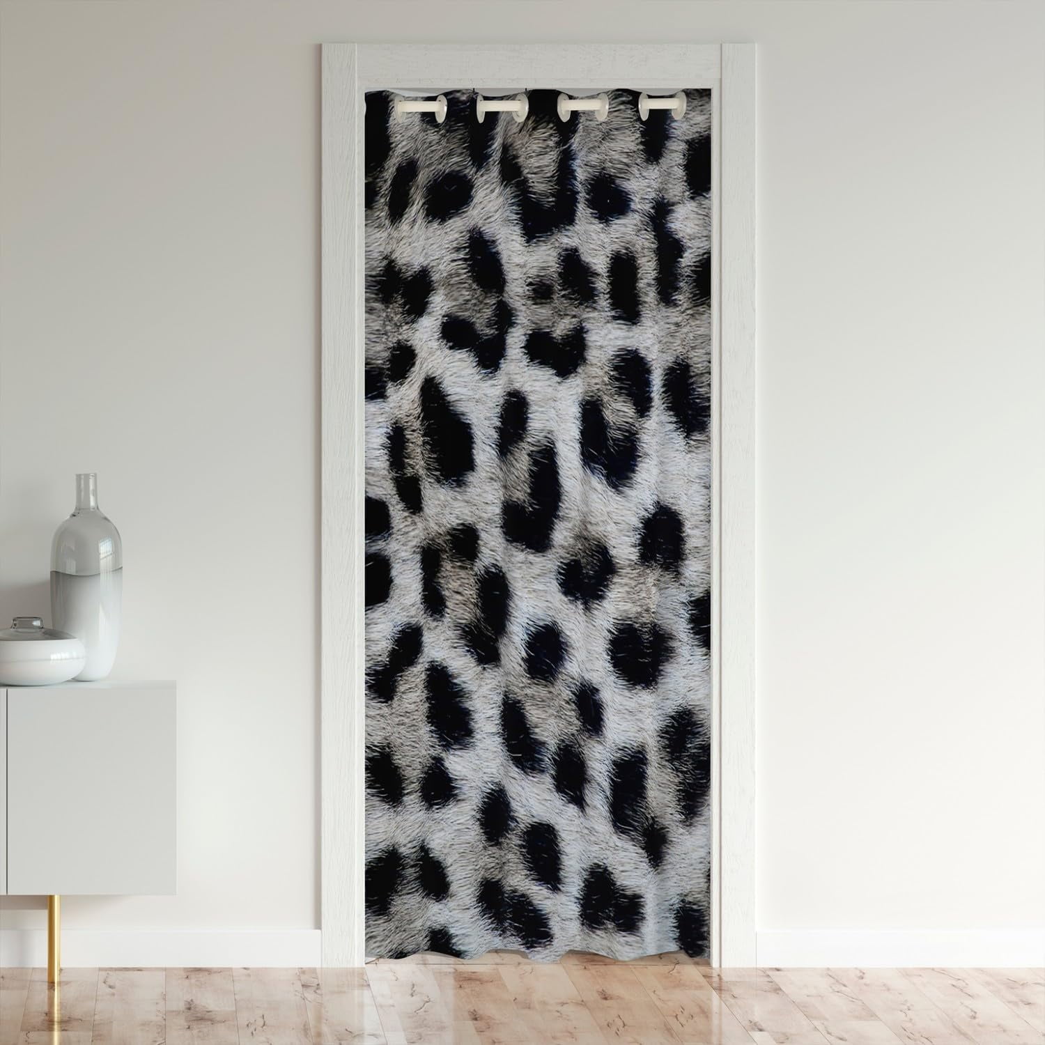 African Cheetah Skin Castle Fairy Leopard Door Curtains for Bedroom ...