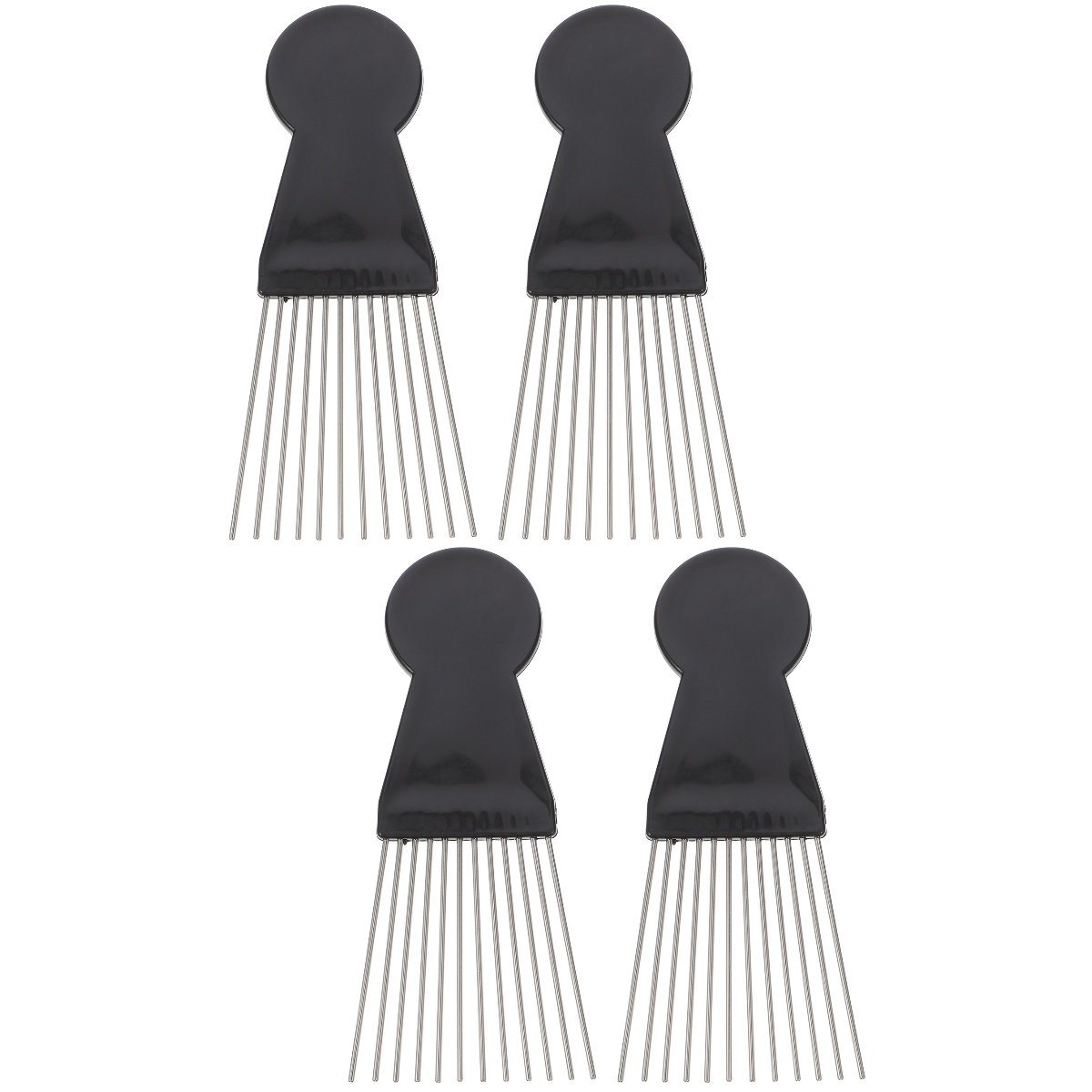 African Comb 4 Pcs Hair Picks for Curly Styling Men Modeling Wig Man ...