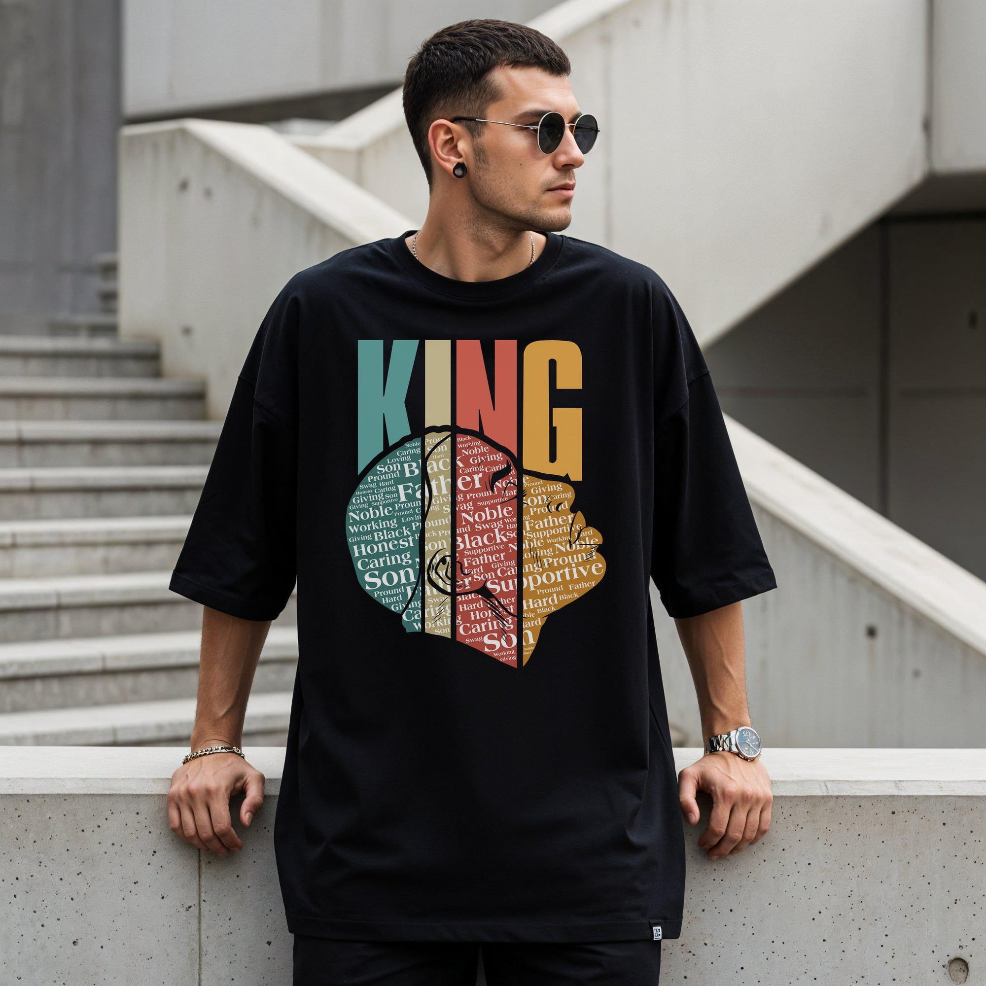 African Continent Word Cloud Shirt Black Father Son Pride Apparel ...