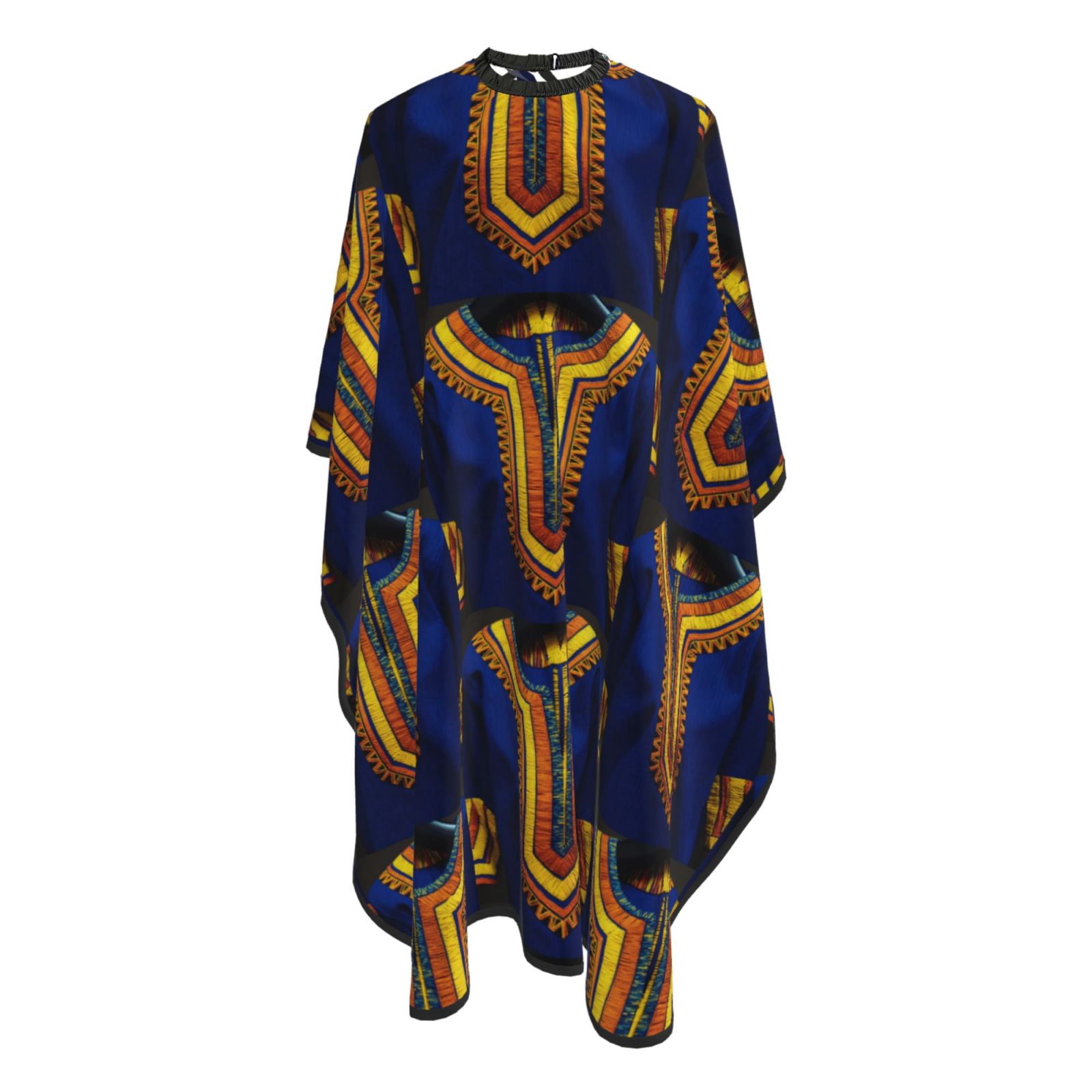 African Dashiki Tribal Barber Cape Adjustable Hair Cutting Salon Cape ...