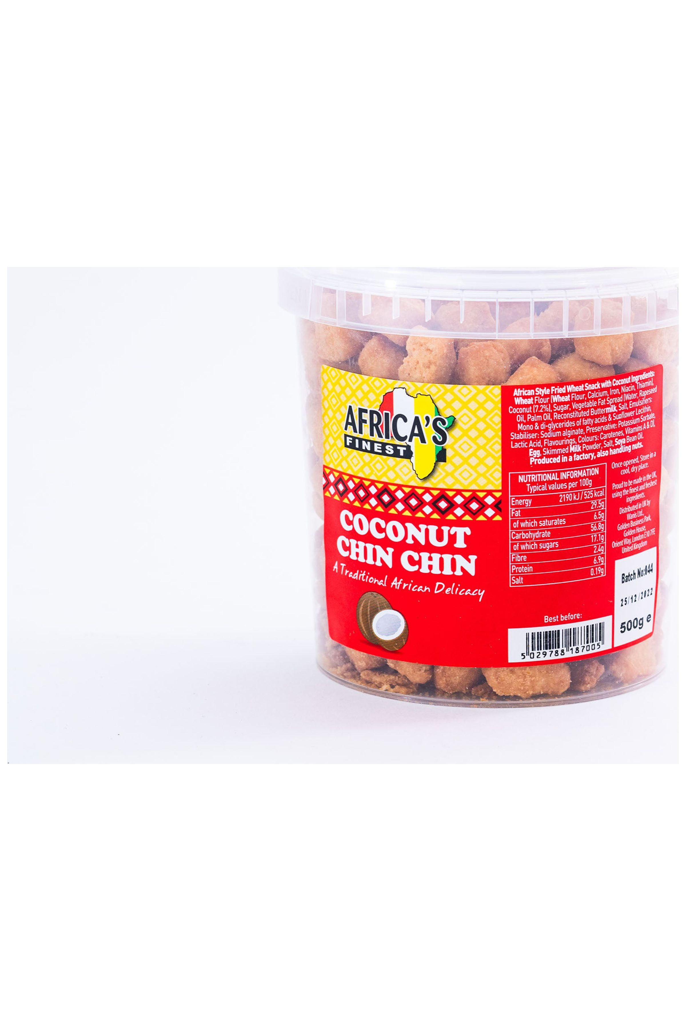 African Delights Original Chin Chin, 500g, Sweet Crunchy African Snack ...