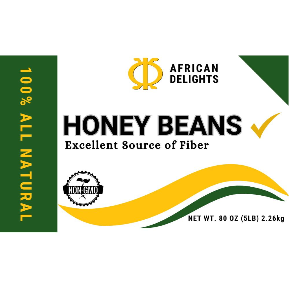 African Delights African Honey Beans - Oloyin Beans, 5lbs - Walmart.com