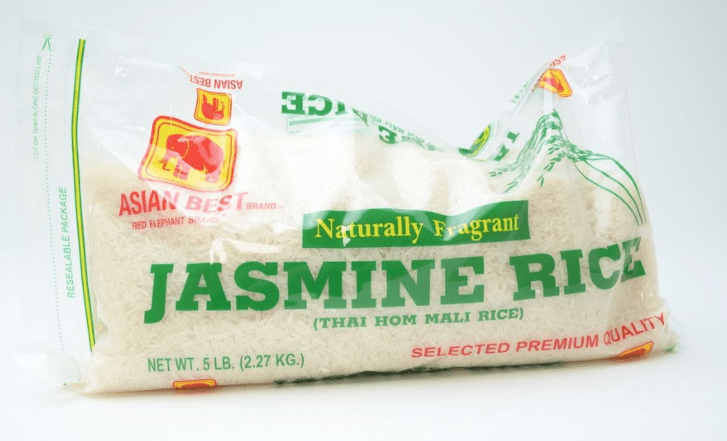 African Delights Asian Best Jasmine Rice Bits (Thai Hom Mali Rice) 5lb ...