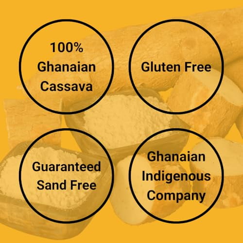 African Delights Ghana White Gari 5lb (80oz) / Water and Garri, Garri ...