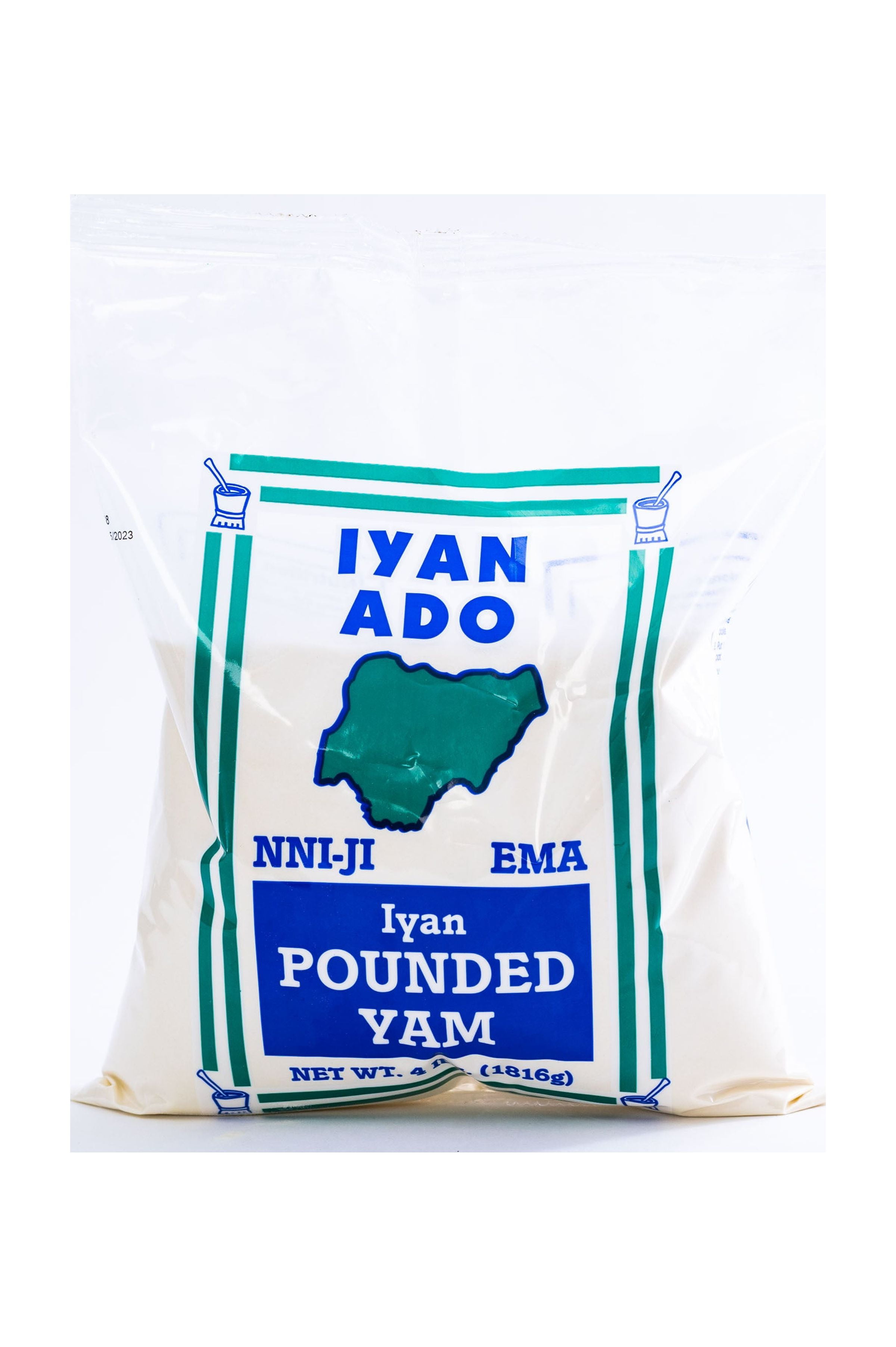 African Delights Iyan Ado Pounded Yam, 4lbs - Walmart.com