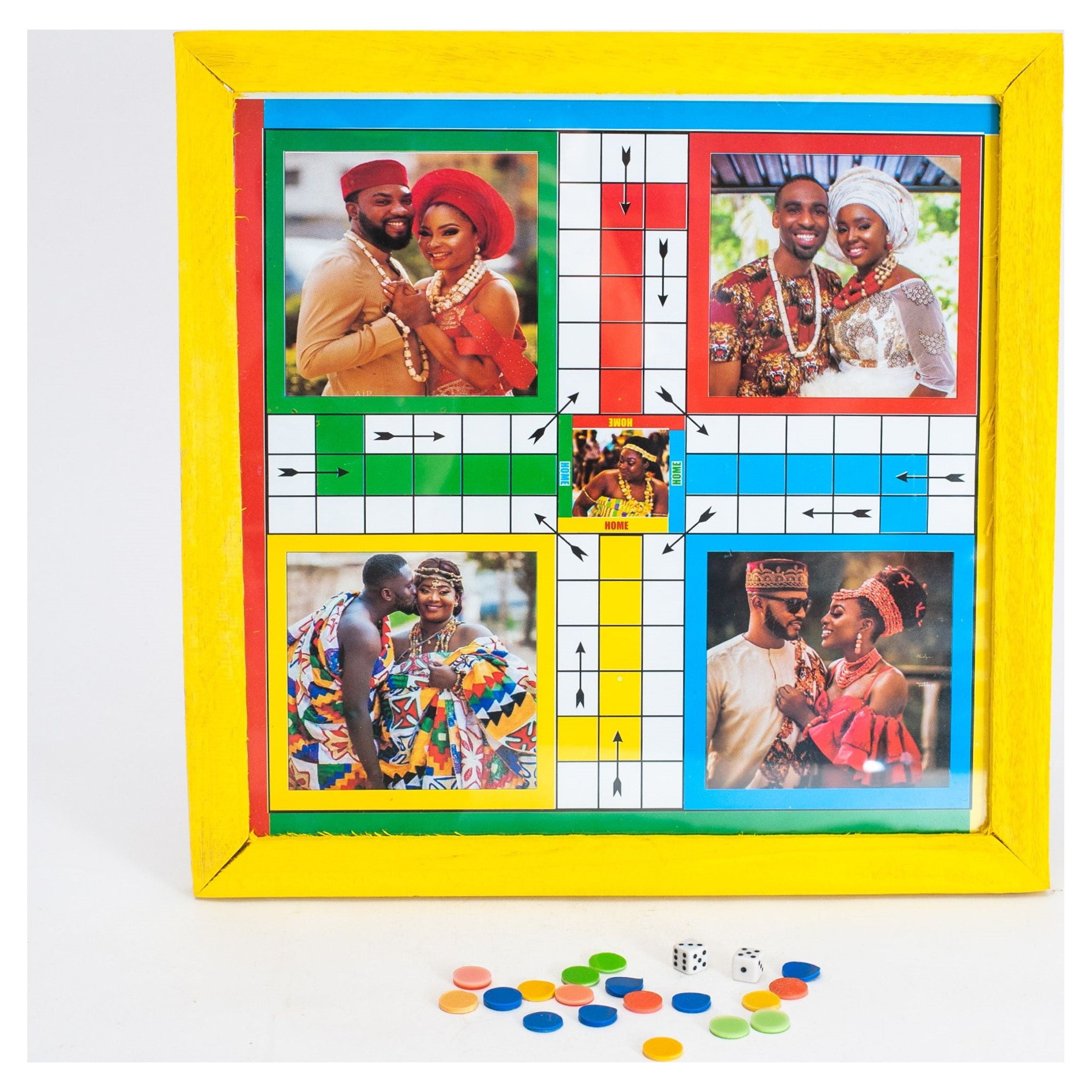 African Delights Ludo Board Game, ‎Multicolor ‎0.2 x 35.5 x 35.5 cm ...