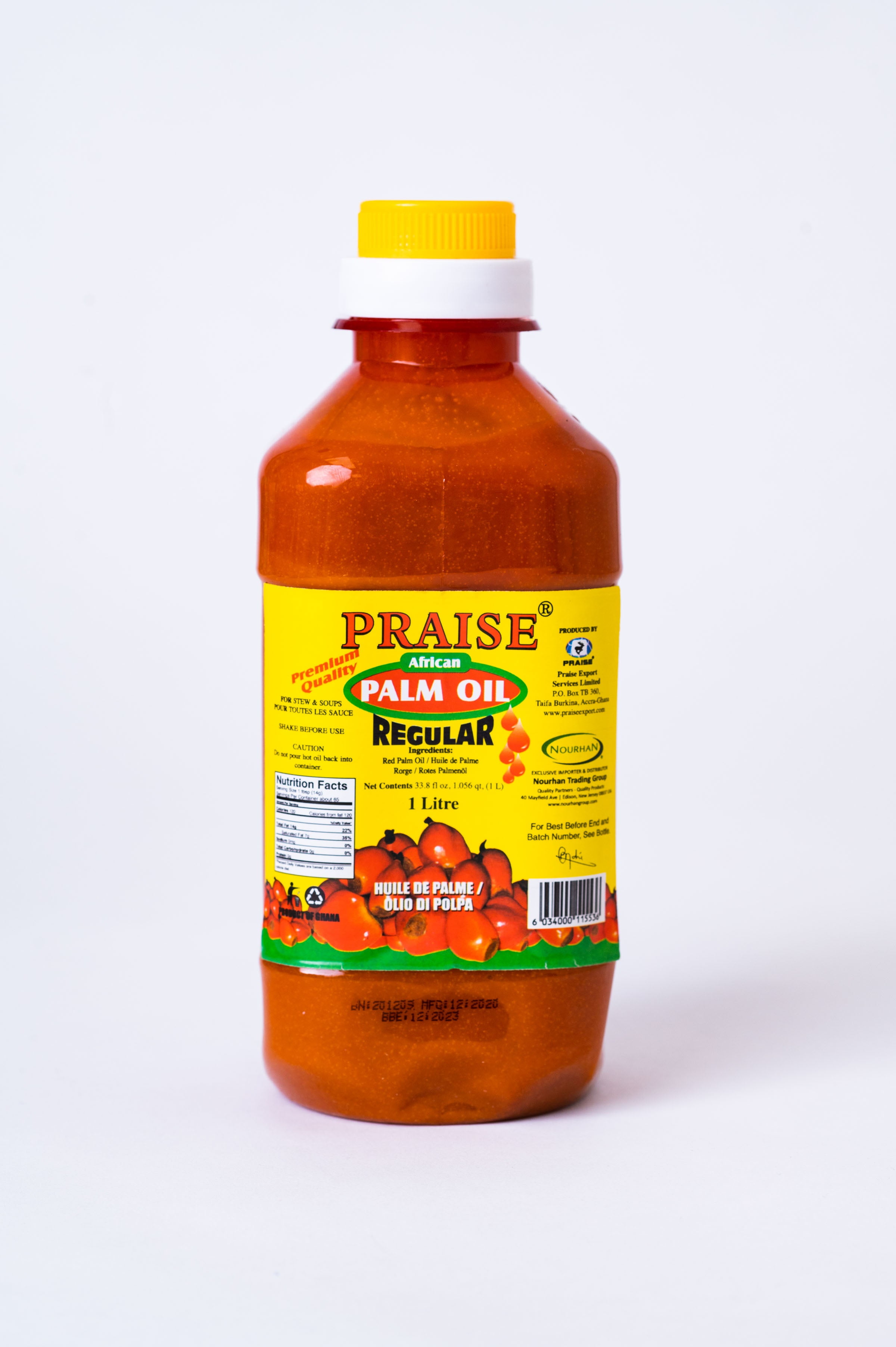 African Delights Praise Food Grade Cooking Red Palm Oil, Plant Based, Soy Free, Pure, 1lb ...