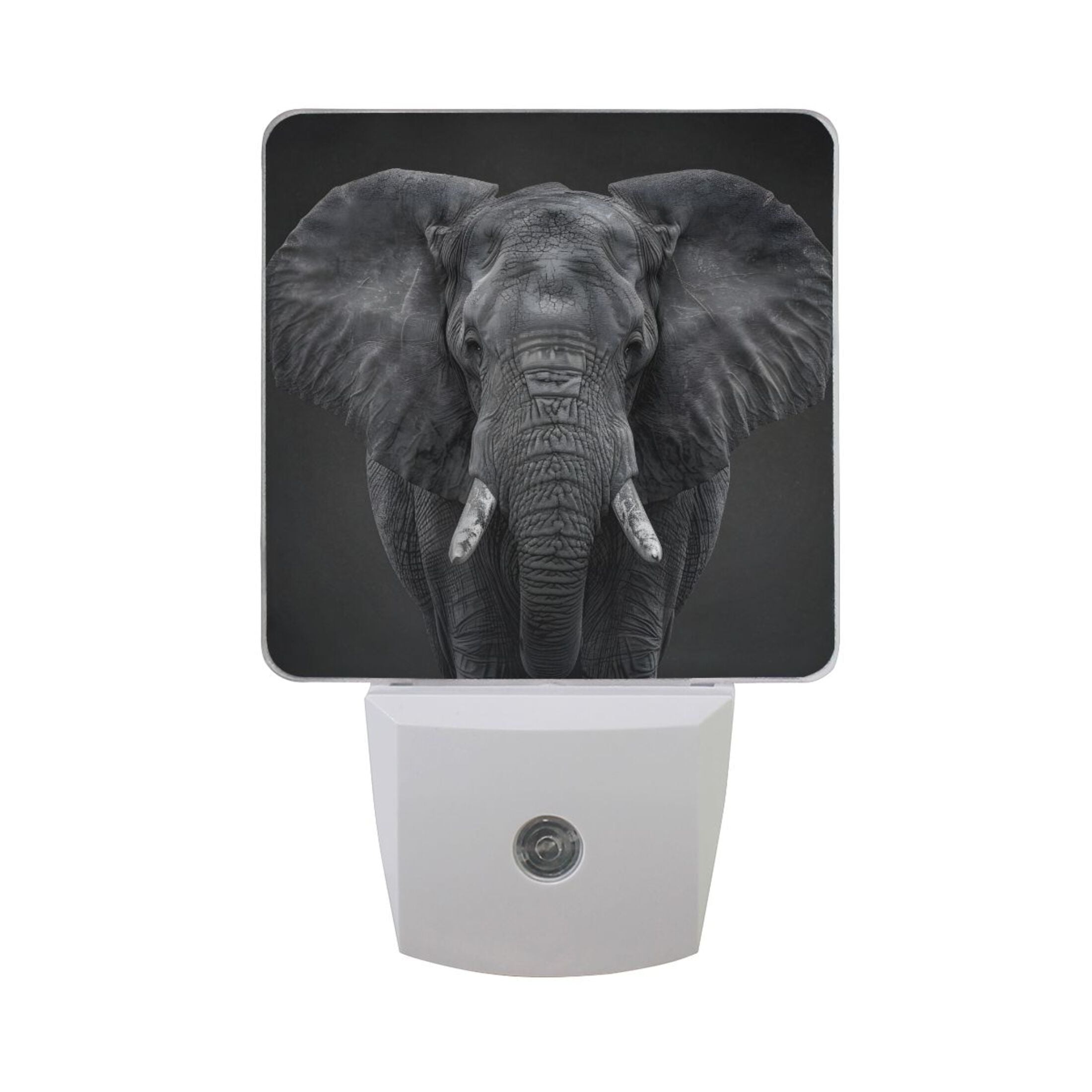 African Elephant Night Light 2 Pack LED Nightlight Plug into Wall Dusk ...