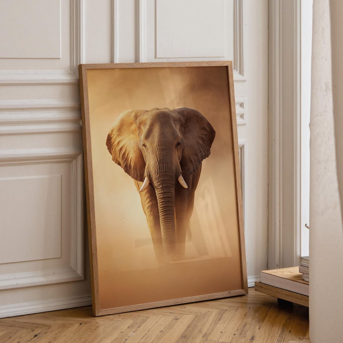 African Elephant Wall Art Safari Wildlife Photography Majestic Elephant ...