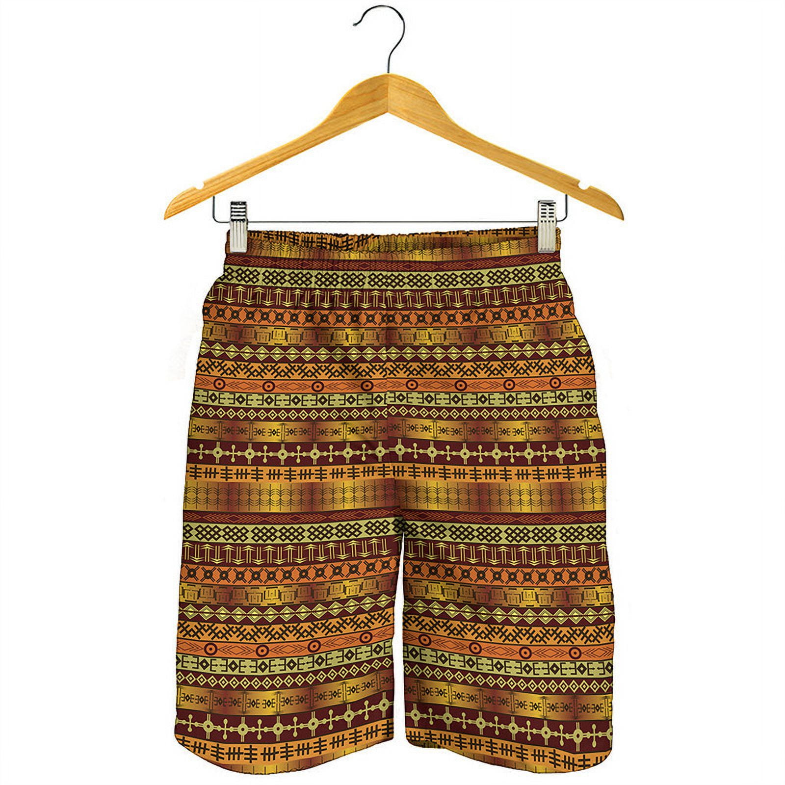 African Ethnic Patterns Beach Shorts Men Women Summer Street Short ...