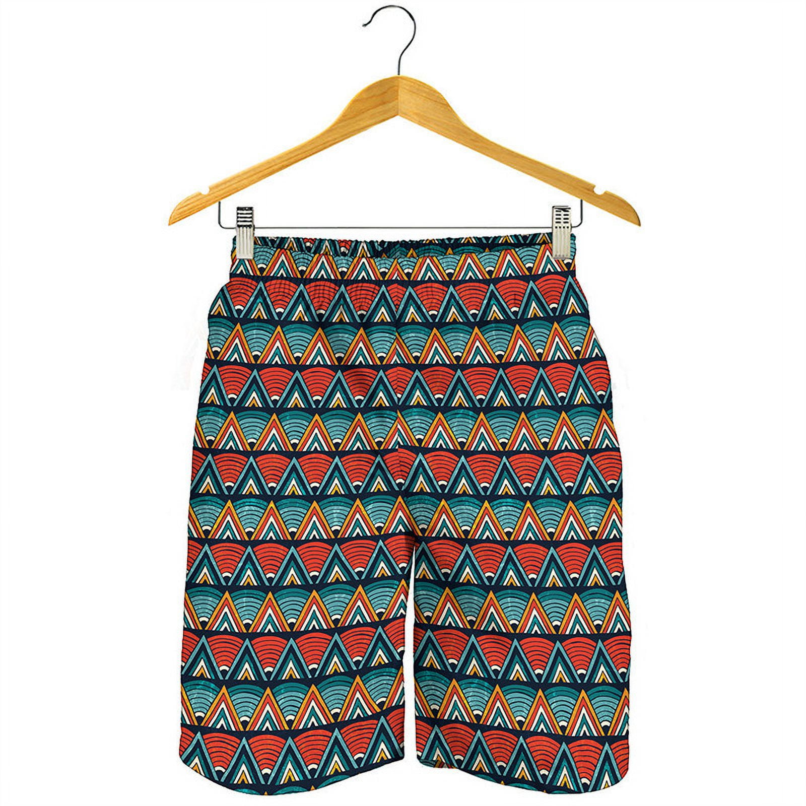 African Ethnic Patterns Beach Shorts Men Women Summer Street Short ...