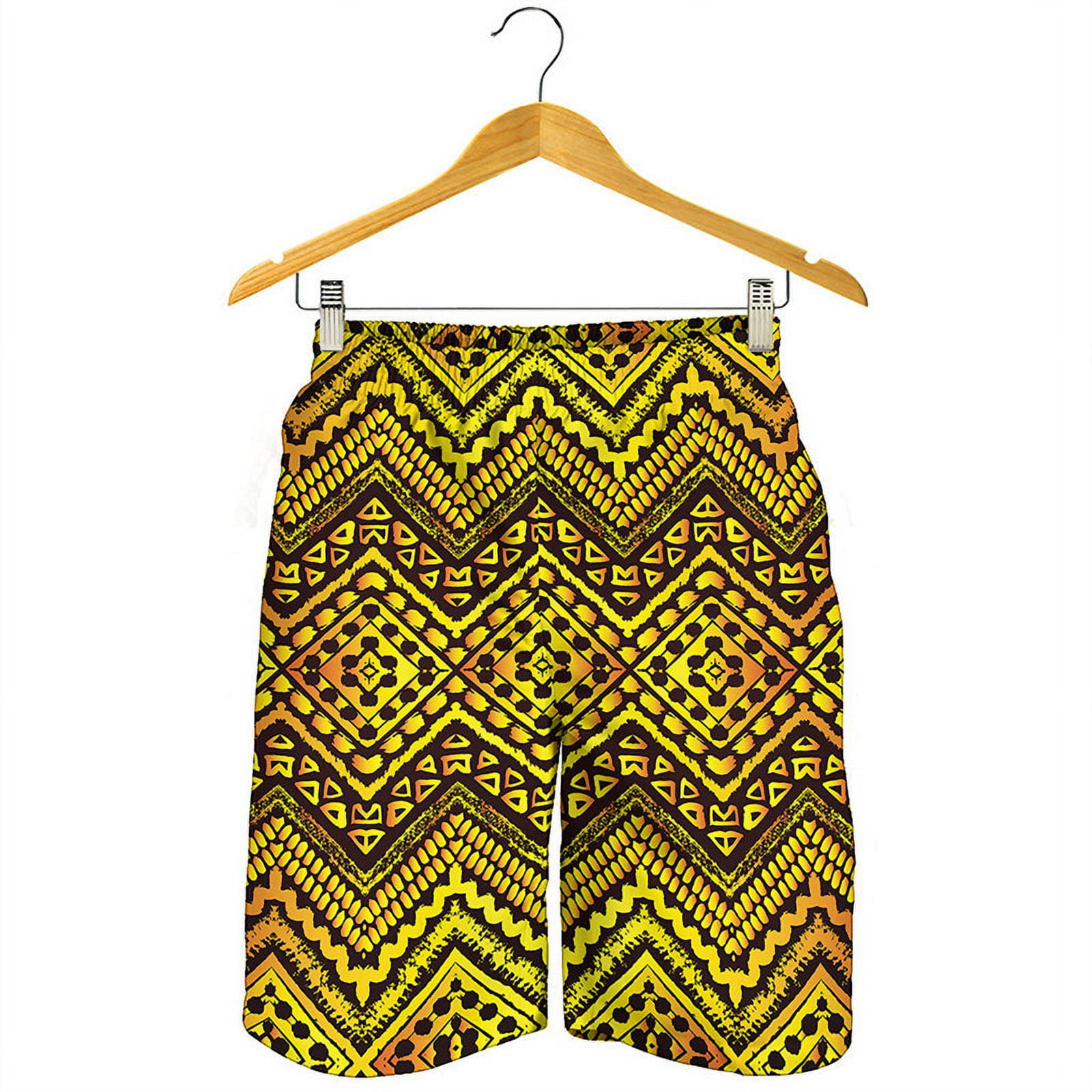 African Ethnic Patterns Beach Shorts Men Women Summer Street Short ...