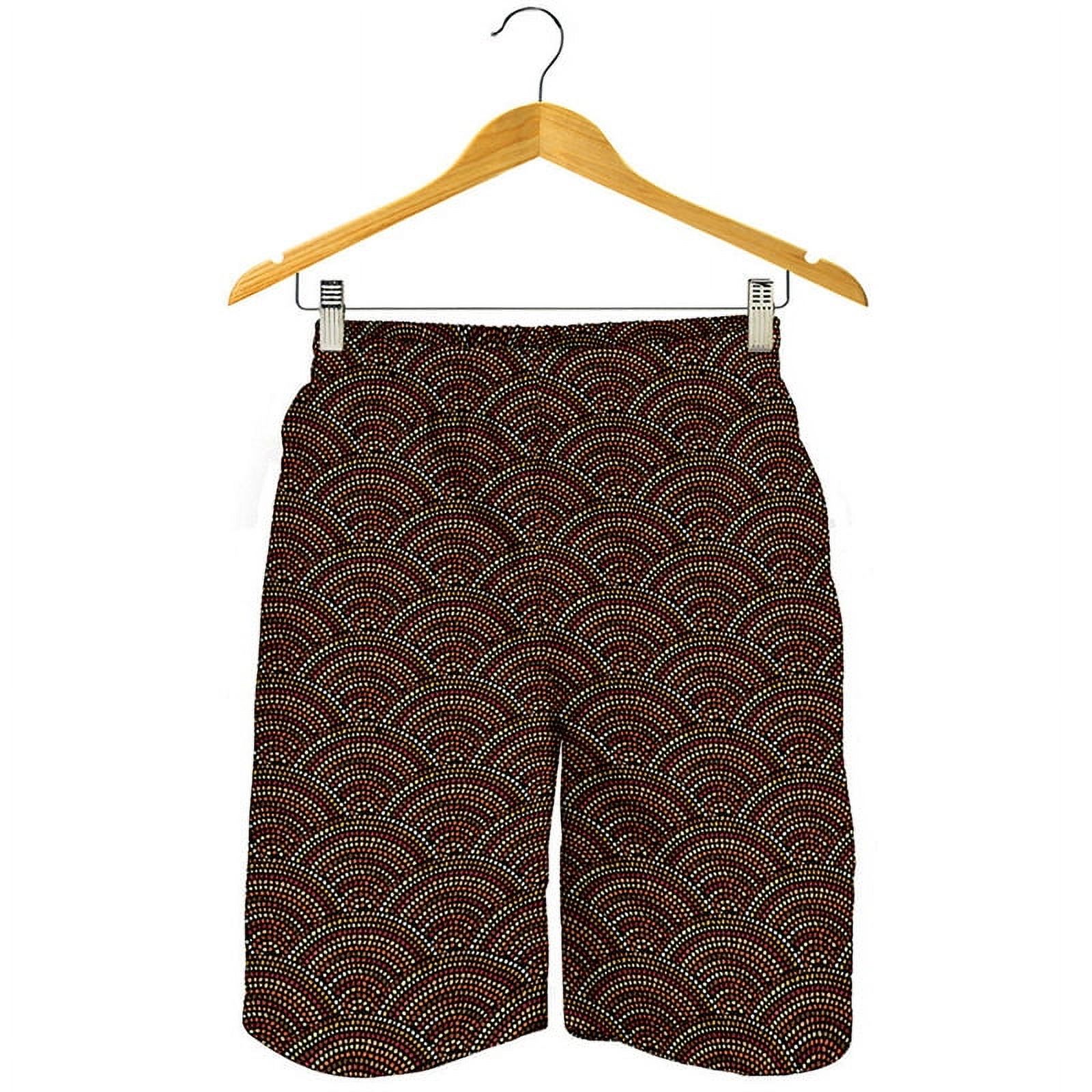 African Ethnic Patterns Beach Shorts Men Women Summer Street Short 0046