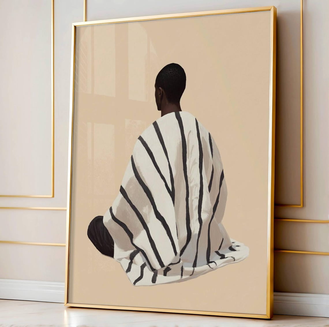 African Ethnic Wall Art, Ethnic Art Print, Afrocentric Wall Art ...