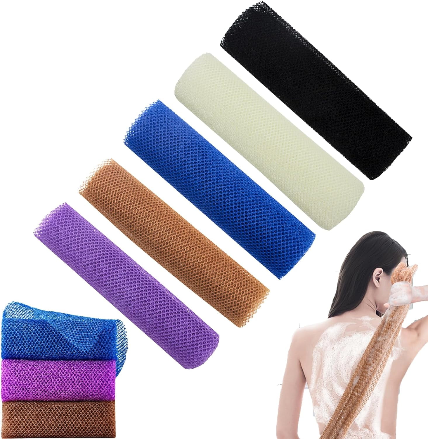 African Exfoliating Net Sponge, Afroscrub African Exfoliating Net ...