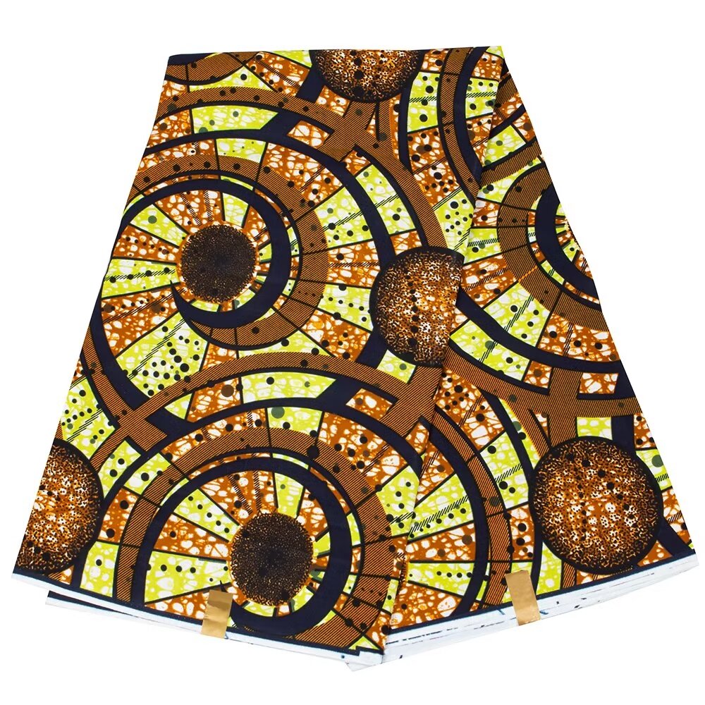 African Fabric 6 Yards Ankara Wax Print cotton Fabric A variety of ...