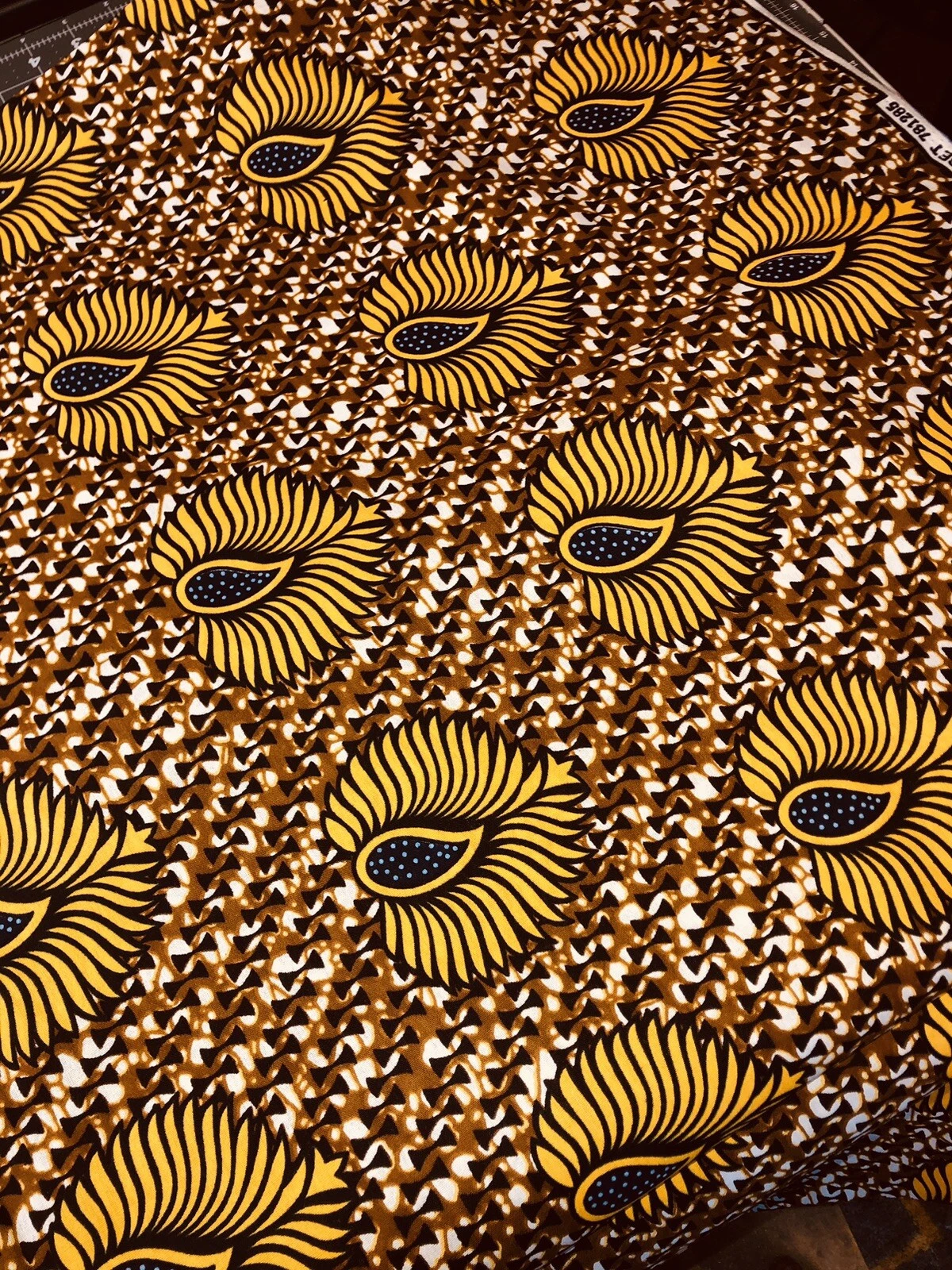 African Fabric By The Yard | Paisley Wings, 100% Cotton - Walmart.com