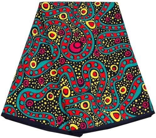 African Fabric Print Wax Kente Cloth Ankara Dashiki 100% Cotton for ...