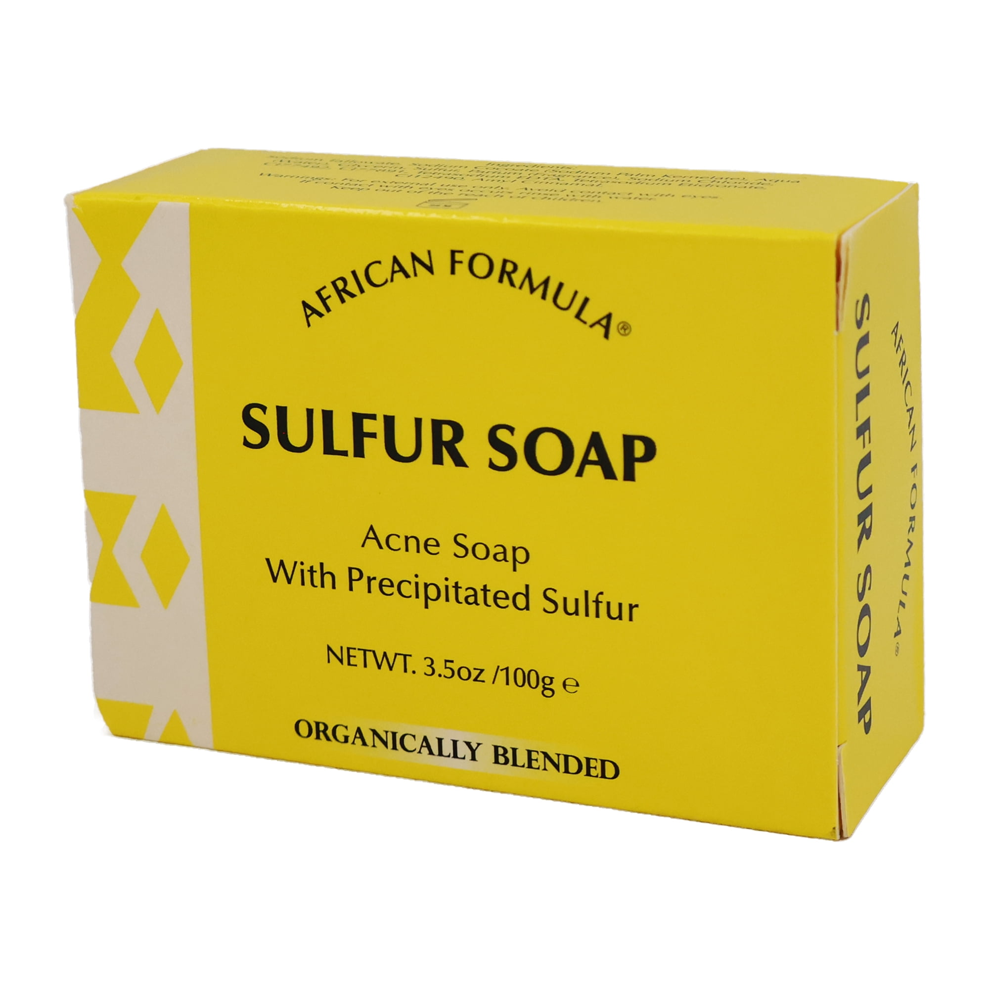 African Formula Sulfur Soap Acne Treatment 3.5 Oz., Pack of 6 - Walmart.com