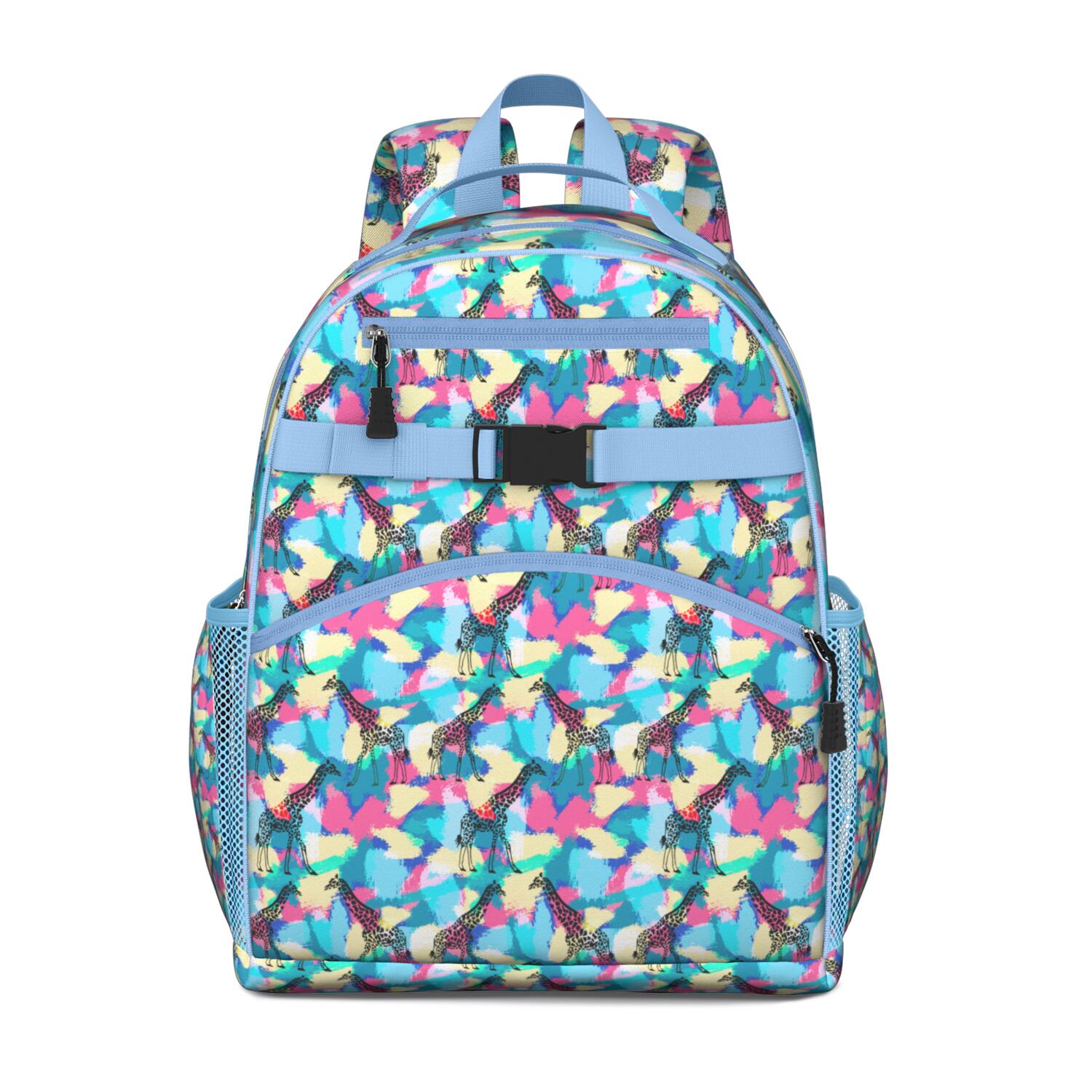 African Giraffe Skin Texture Backpack - Waterproof & Durable Book Bag ...