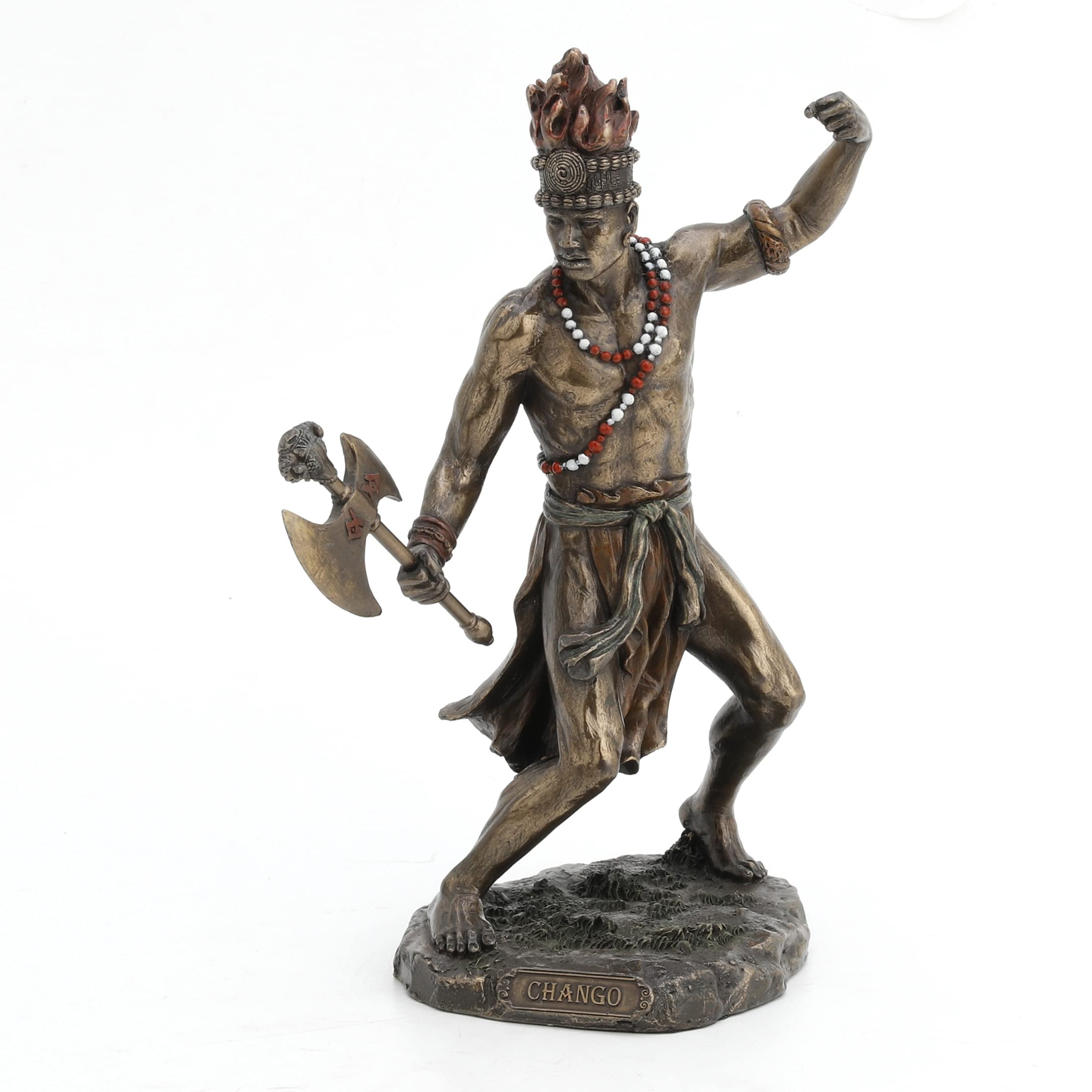 African God of Lightning and War Chango Shango Statue Voodoo Santeria ...