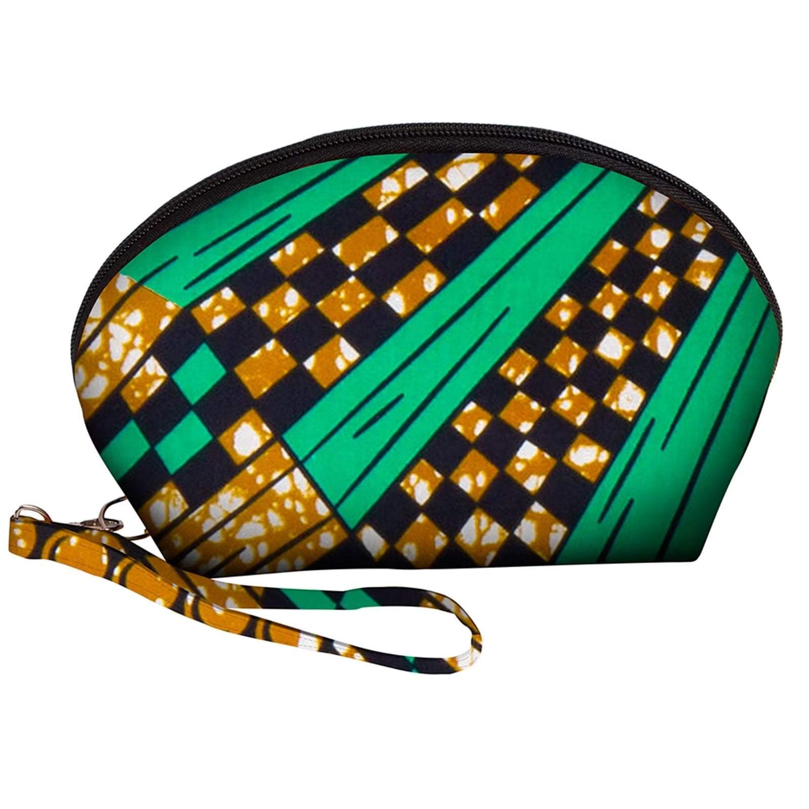 African Handbag for Women Handmade African Print Small Shell Shape Bag ...