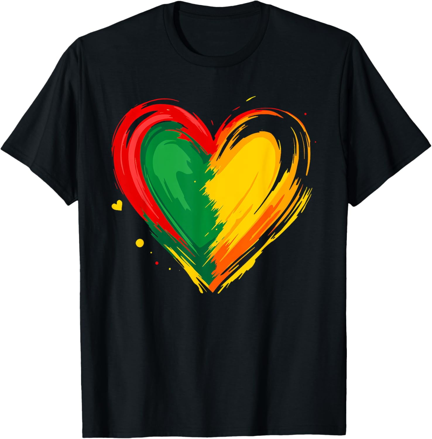 African Heart Black History Month African American T-Shirt - Walmart.com