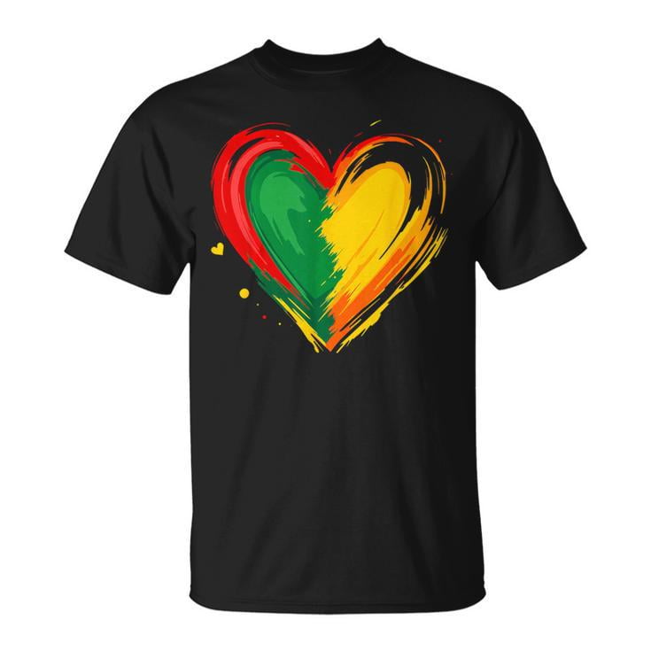 African Heart T-Shirt – Black History Month Celebration, African ...