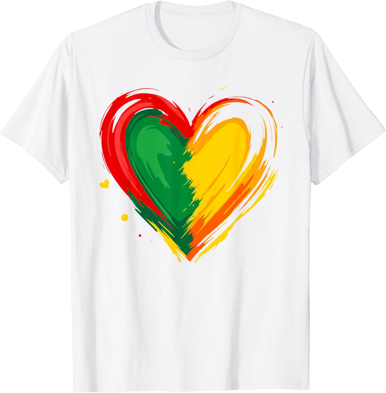 African Heart White History Month African American T-Shirt - Walmart.com