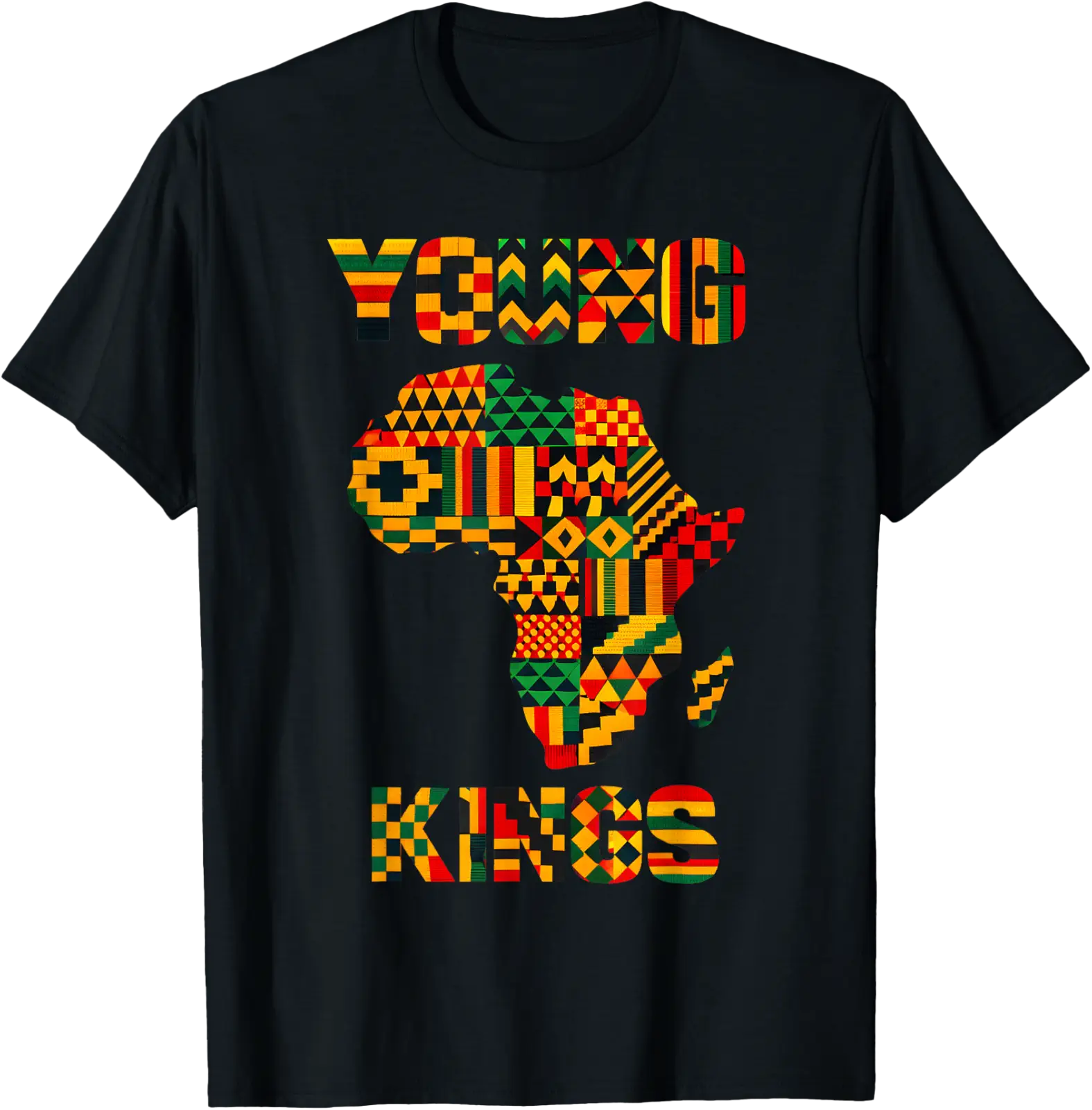 African Kente Art Men Boys African American T-Shirt All Size S-5Xl ...