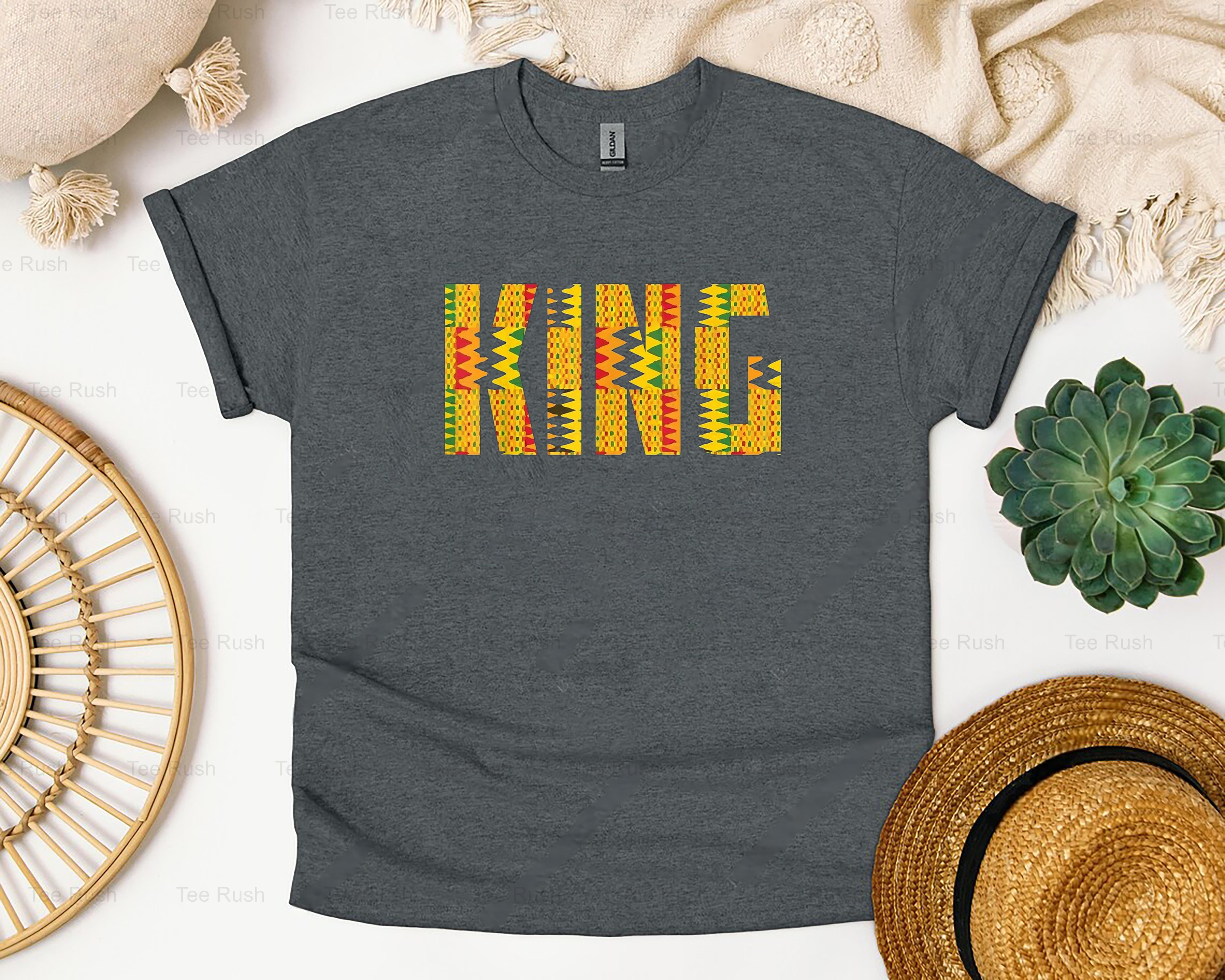 African King Gift Funny Cool Kente Cloth Lover Heritage Pride Ghana,T ...