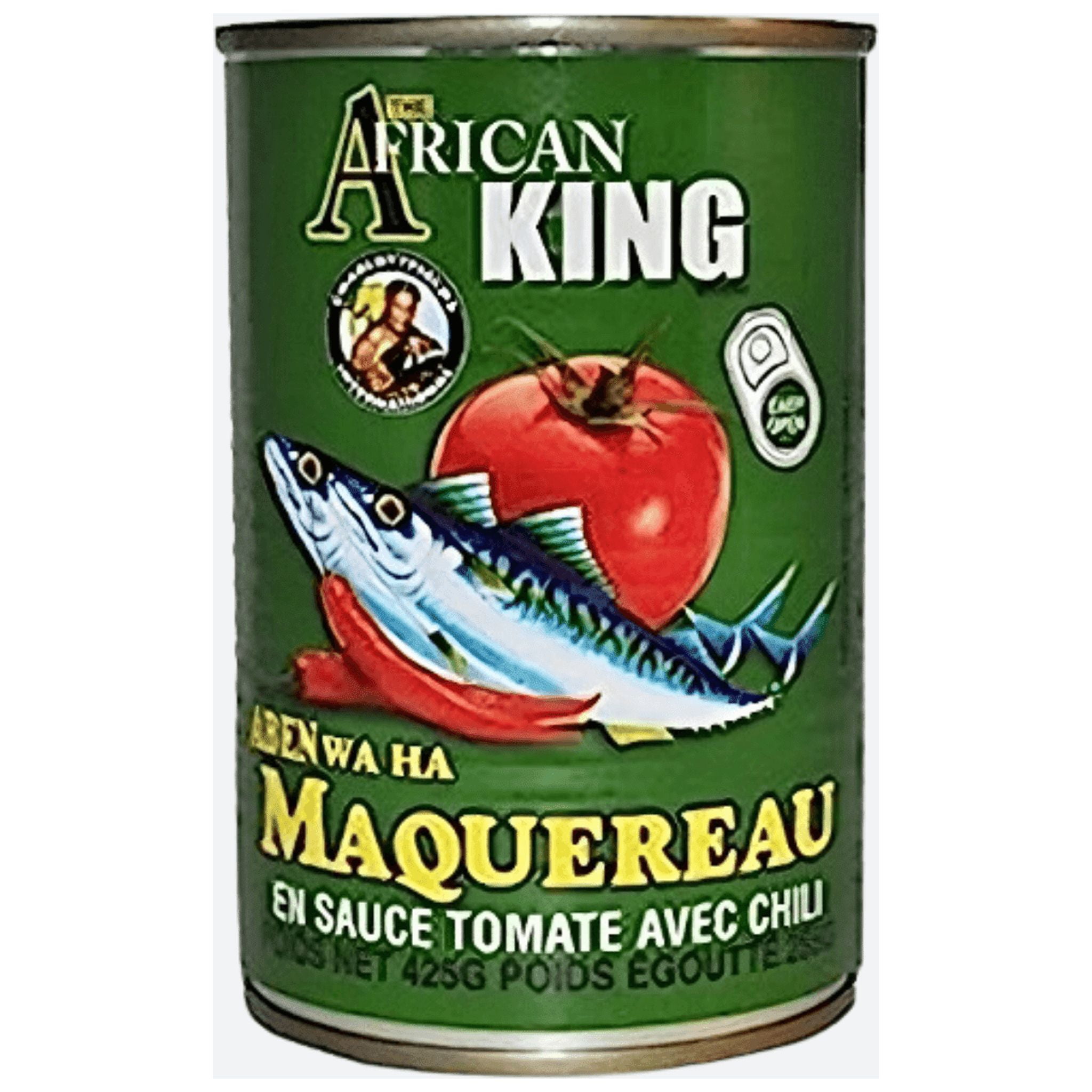 African King Mackerel in Tomato Sauce with Chili-425g-Tomato Sauce with ...