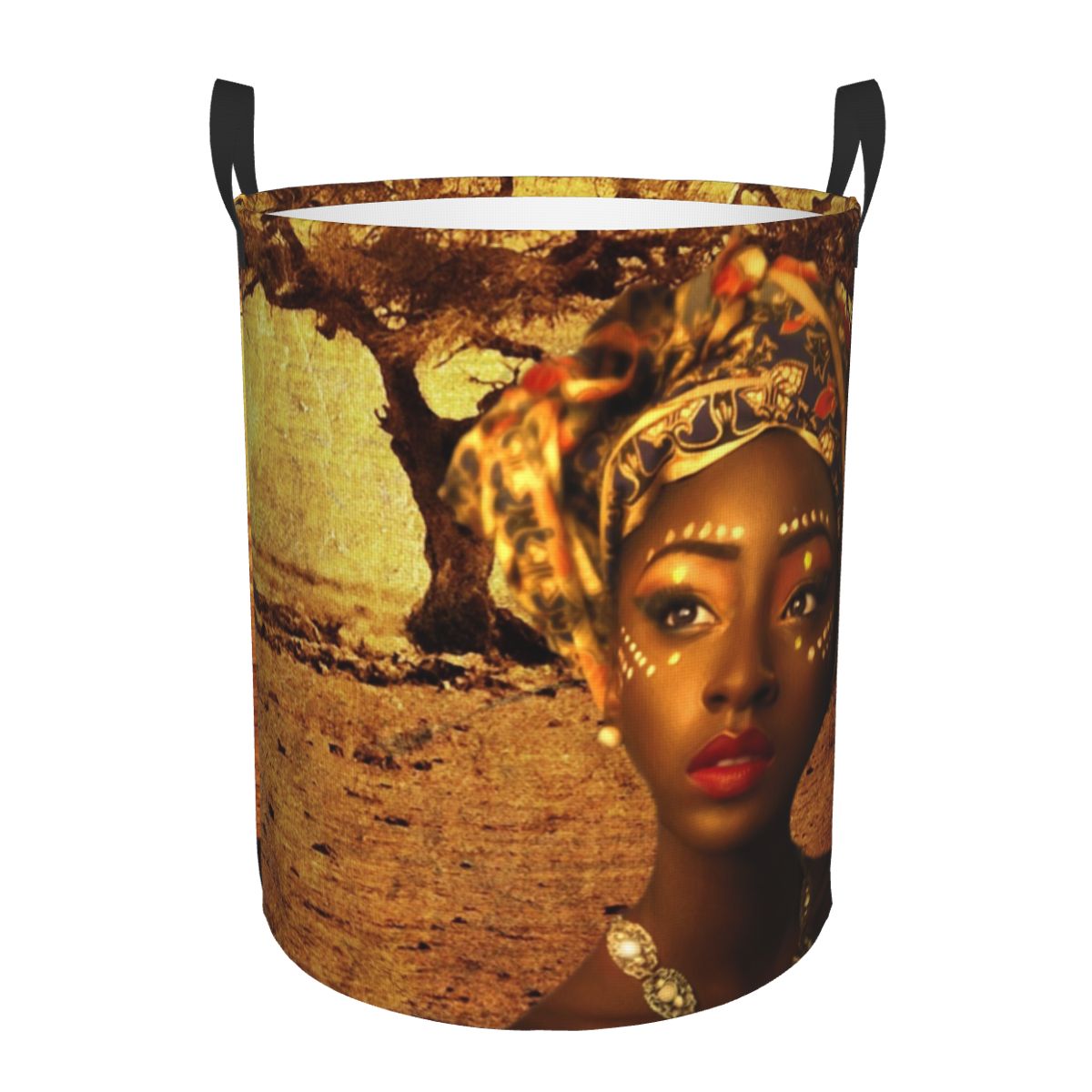 African Laundry Basket Collapsible God Says I Am Black Pride Baby ...
