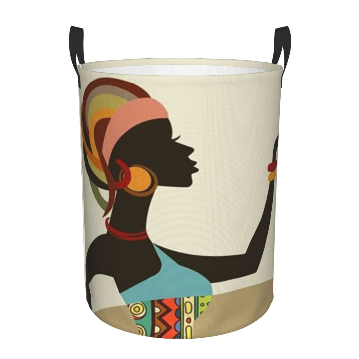 African Laundry Basket Collapsible God Says I Am Black Pride Baby ...