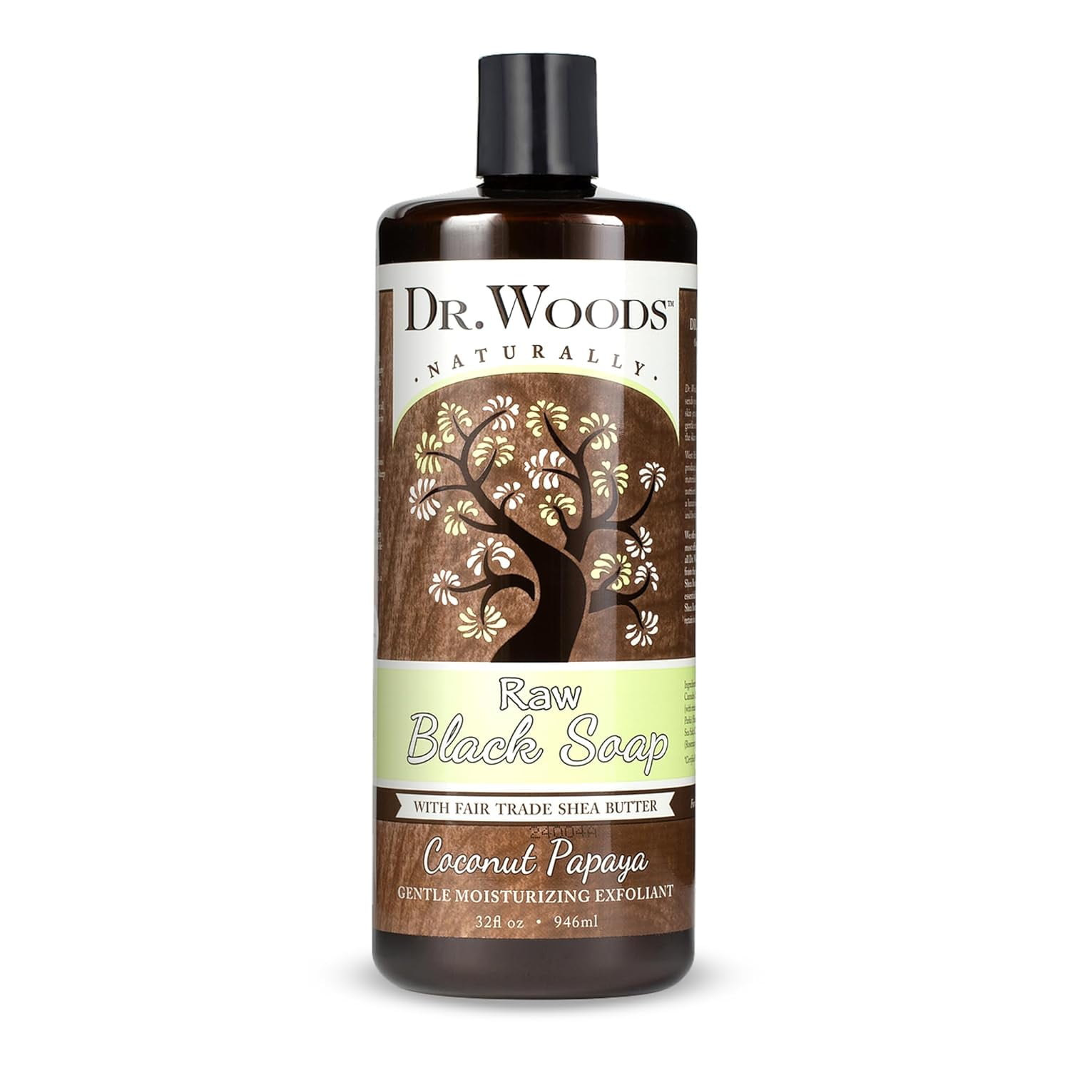 African Liquid Coconu Black Soap- Body Wash for Men Women, Organic Shea ...