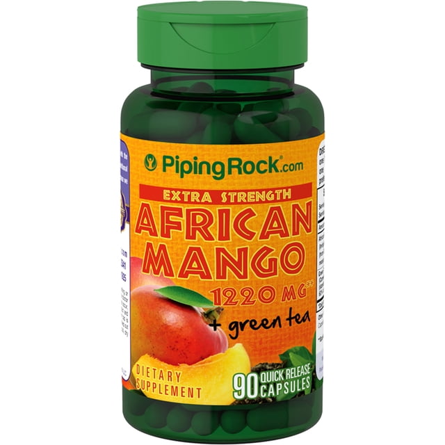 African Mango Seed Extract 1220 mg | 90 Capsules | With Green Tea ...