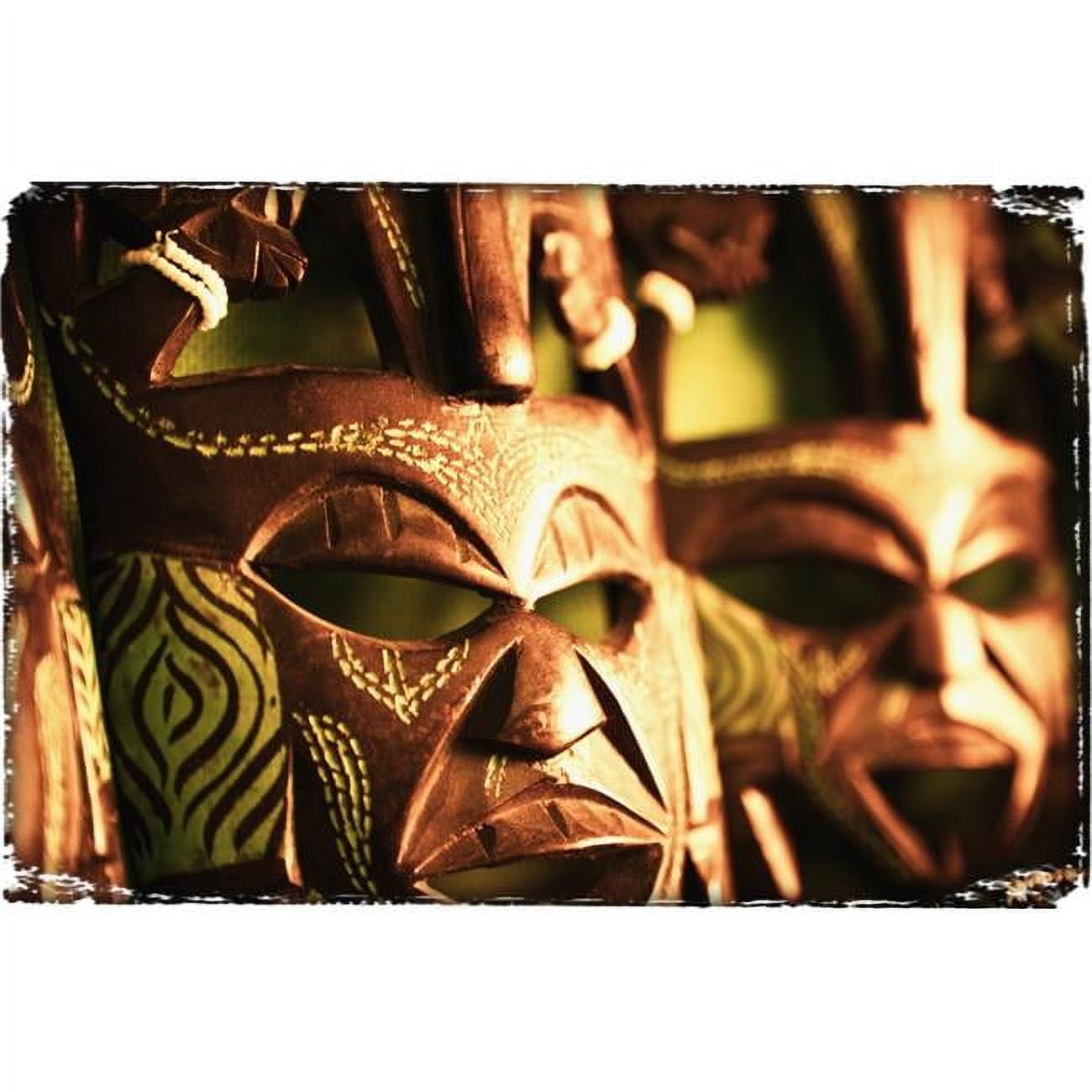 African Masks Poster Print - 18 x 12 - Walmart.com