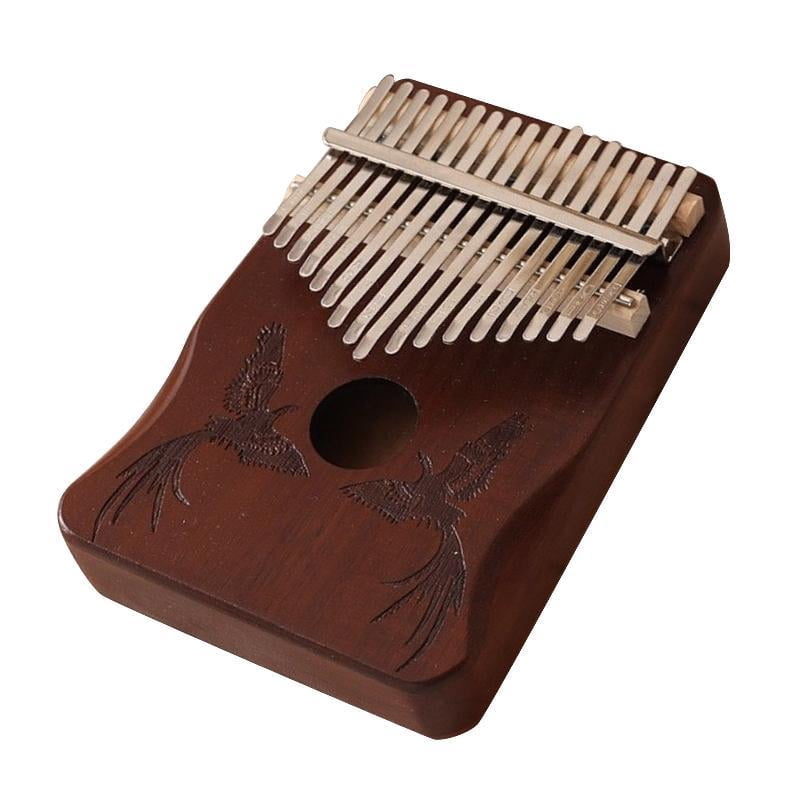 African Mbira Finger Piano Instrument Toy for Kids Brain Development ...