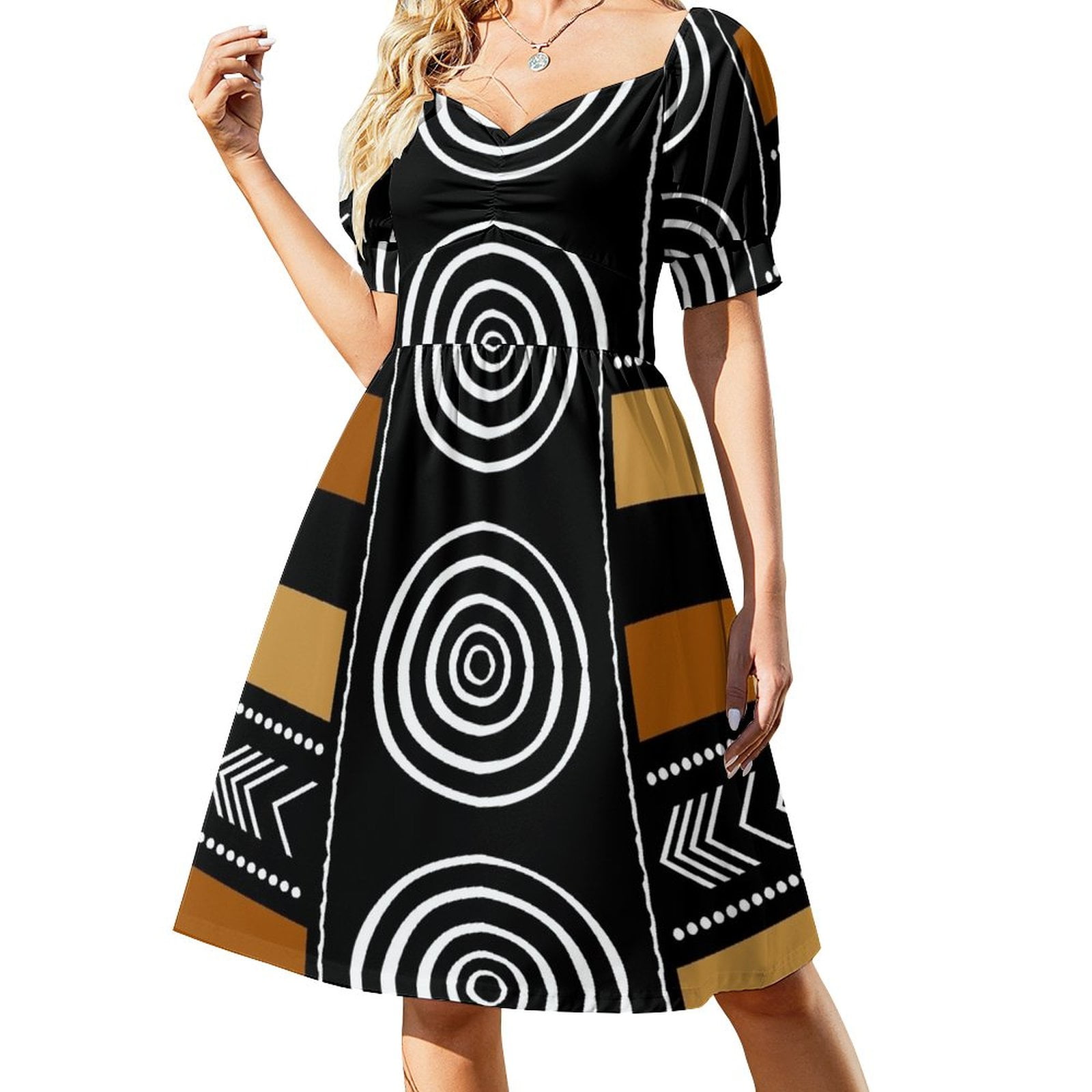 African Mud Cloth Artwork Sleeveless Dress dresses for prom women clothing 2024 new arrivals ...