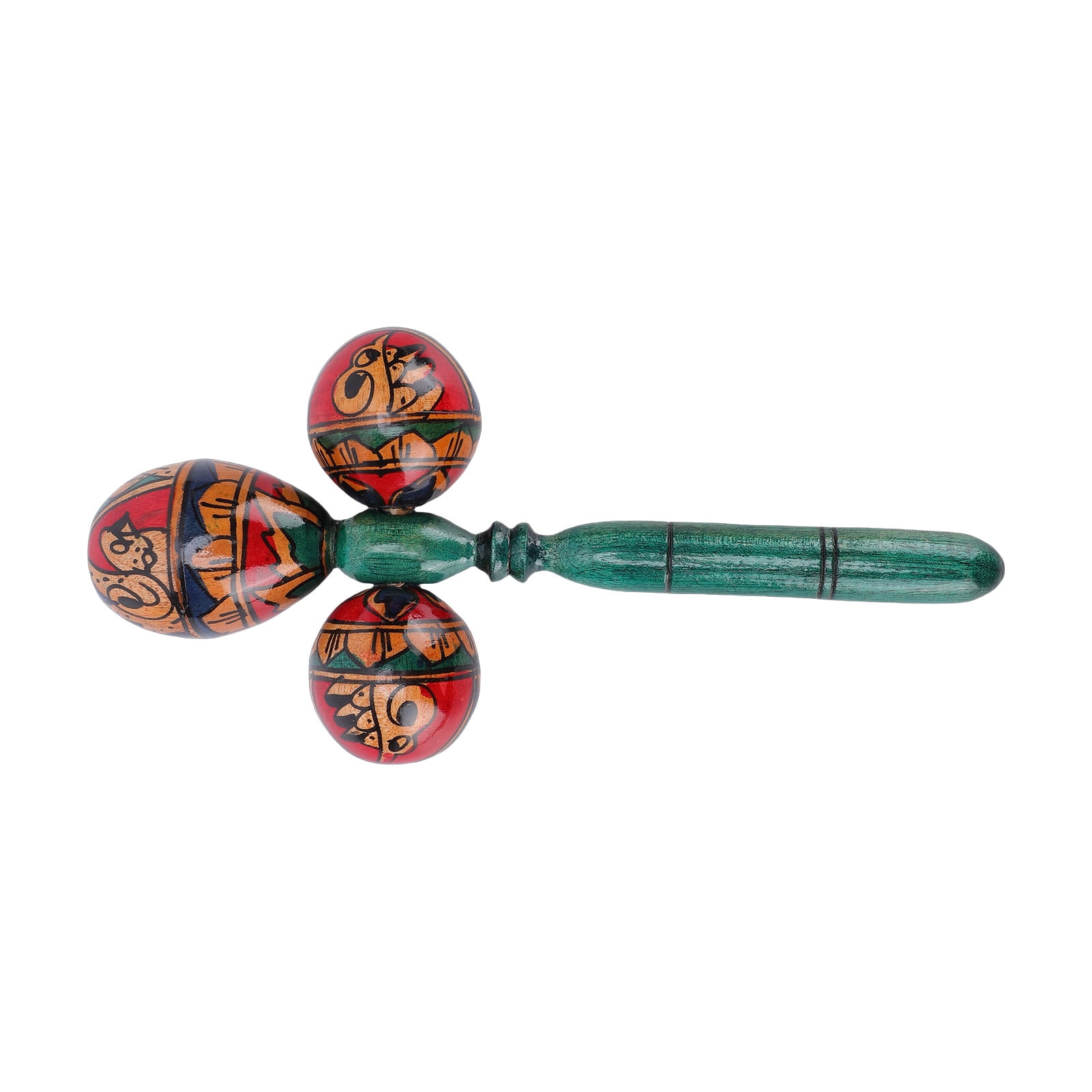 African Musical Shaker§triple-head Maraca§wooden Percussion Instrument ...