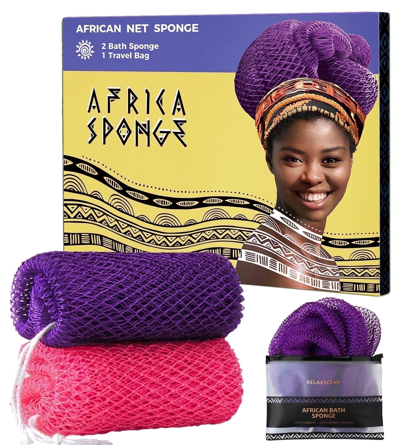 African Net Sponge Authentic - Walmart.com