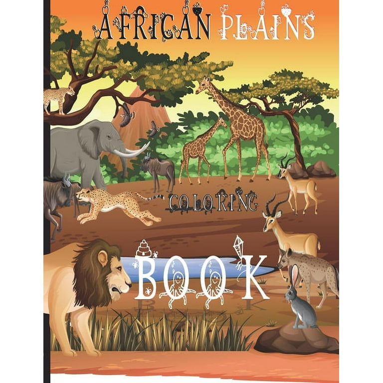 African Animal Book Coloring Pages