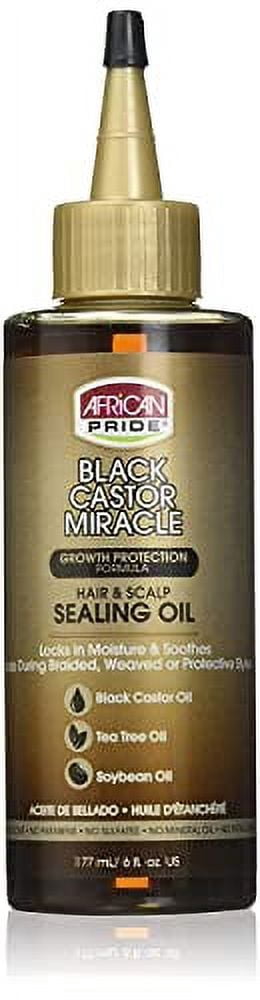 African Pride Black Castor Miracle Hair & Scalp Sealing Oil - Locks in ...