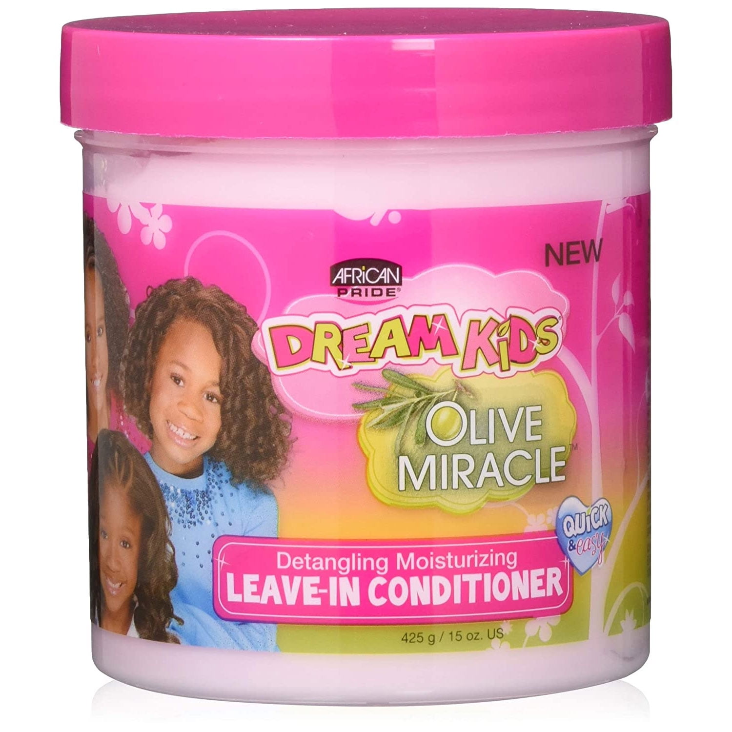 African Pride Dream Kids Olive Miracle Hair Leave In Conditioner 15 Oz ...