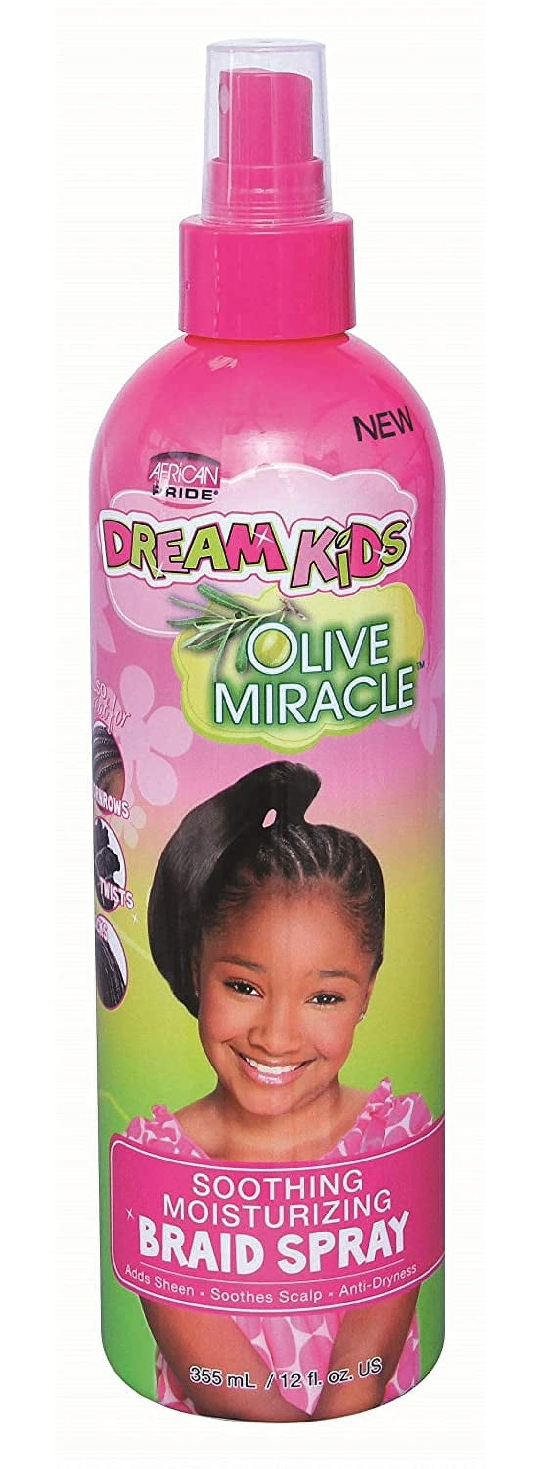 African Pride Dream Kids Olive Miracle Soothing Moisturizing Braid Hair ...