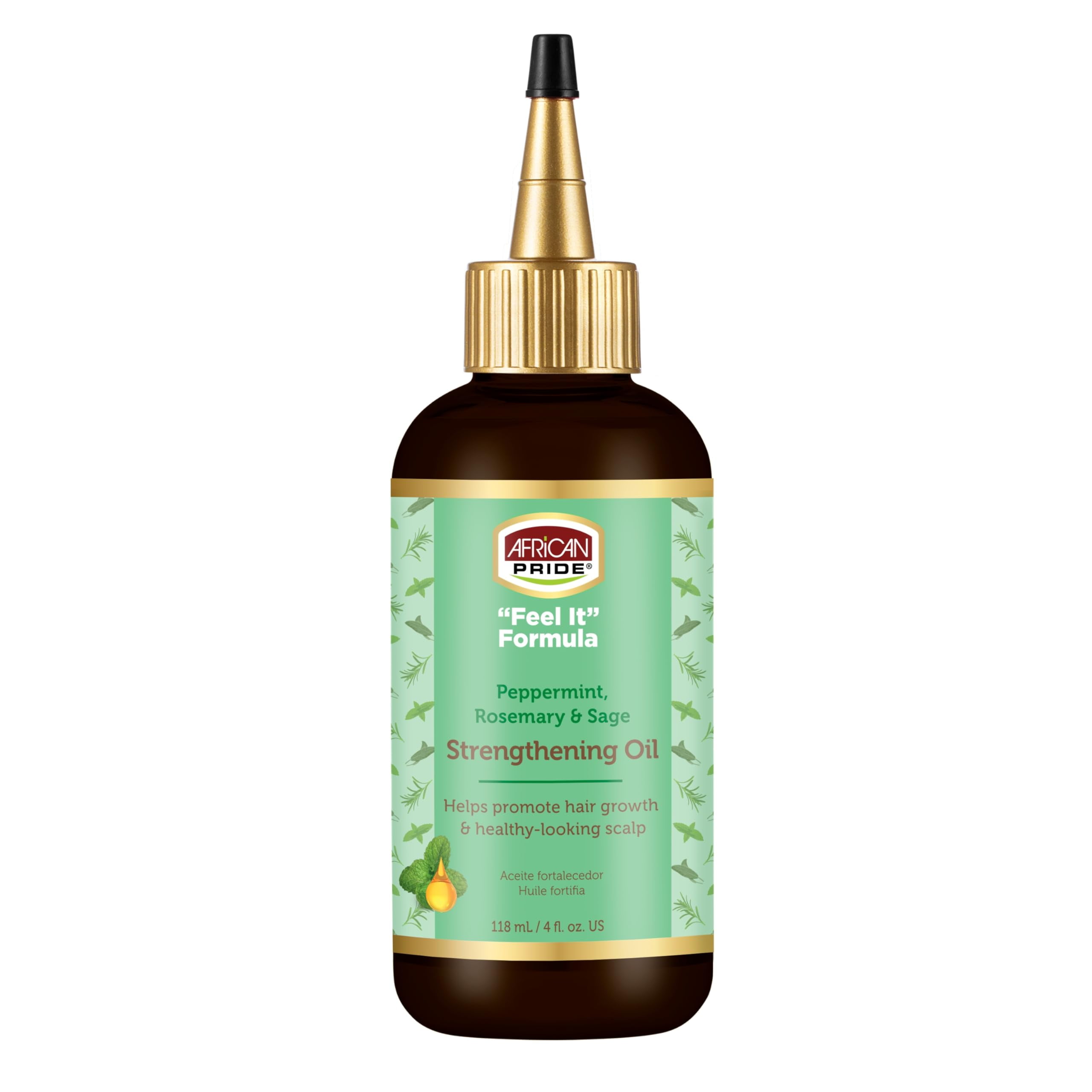African Pride Feel It Formula, Strengthening Oil with Peppermint ...