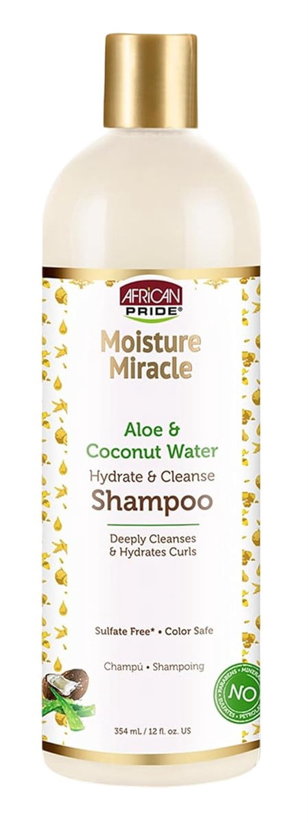 African Pride Moisture Miracle Aloe Coconut Water Hydrate Cleanse ...