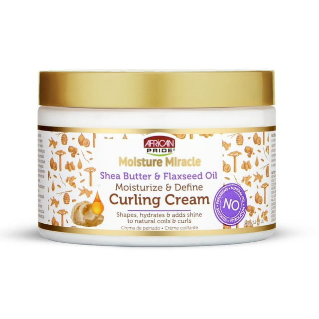 African Pride Moisture Miracle Natural Defining Moisturizer Curl Cream ...