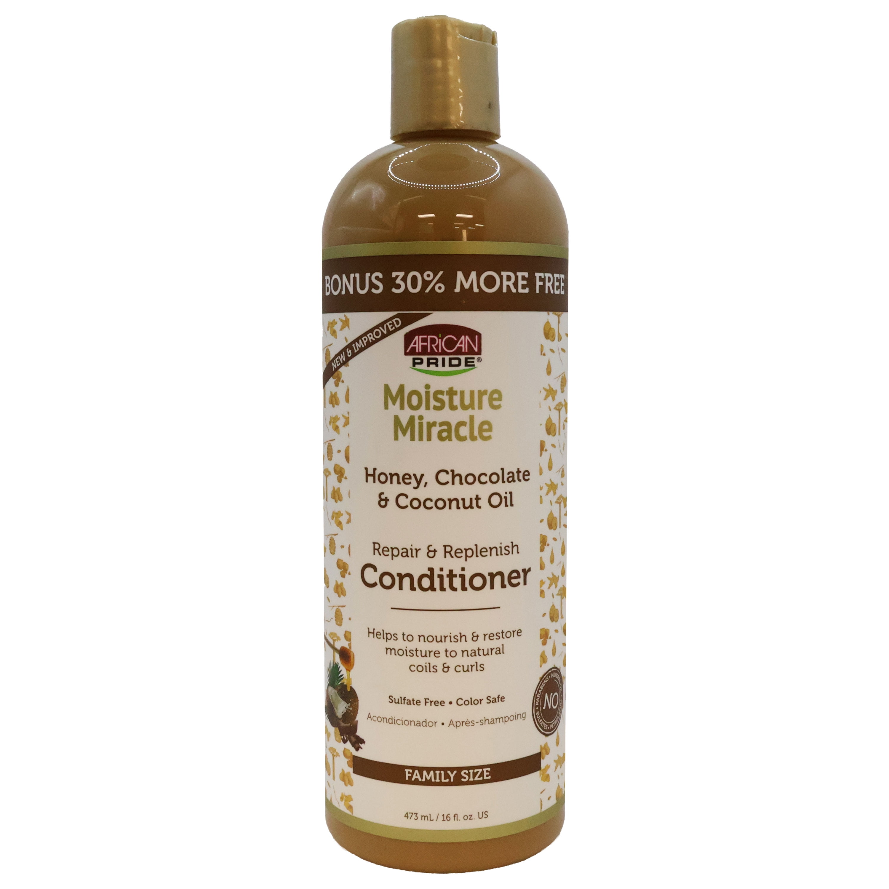 African Pride Moisture Miracle Honey, Chocolate and Coconut Oil Hair ...