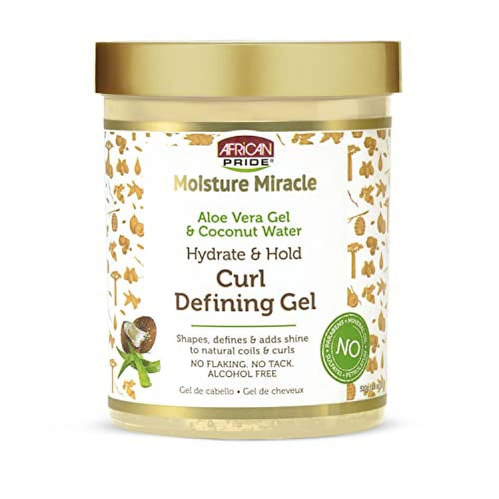 African Pride Moisture Miracle Hydrate & Hold Curl Defining Hair Gel ...
